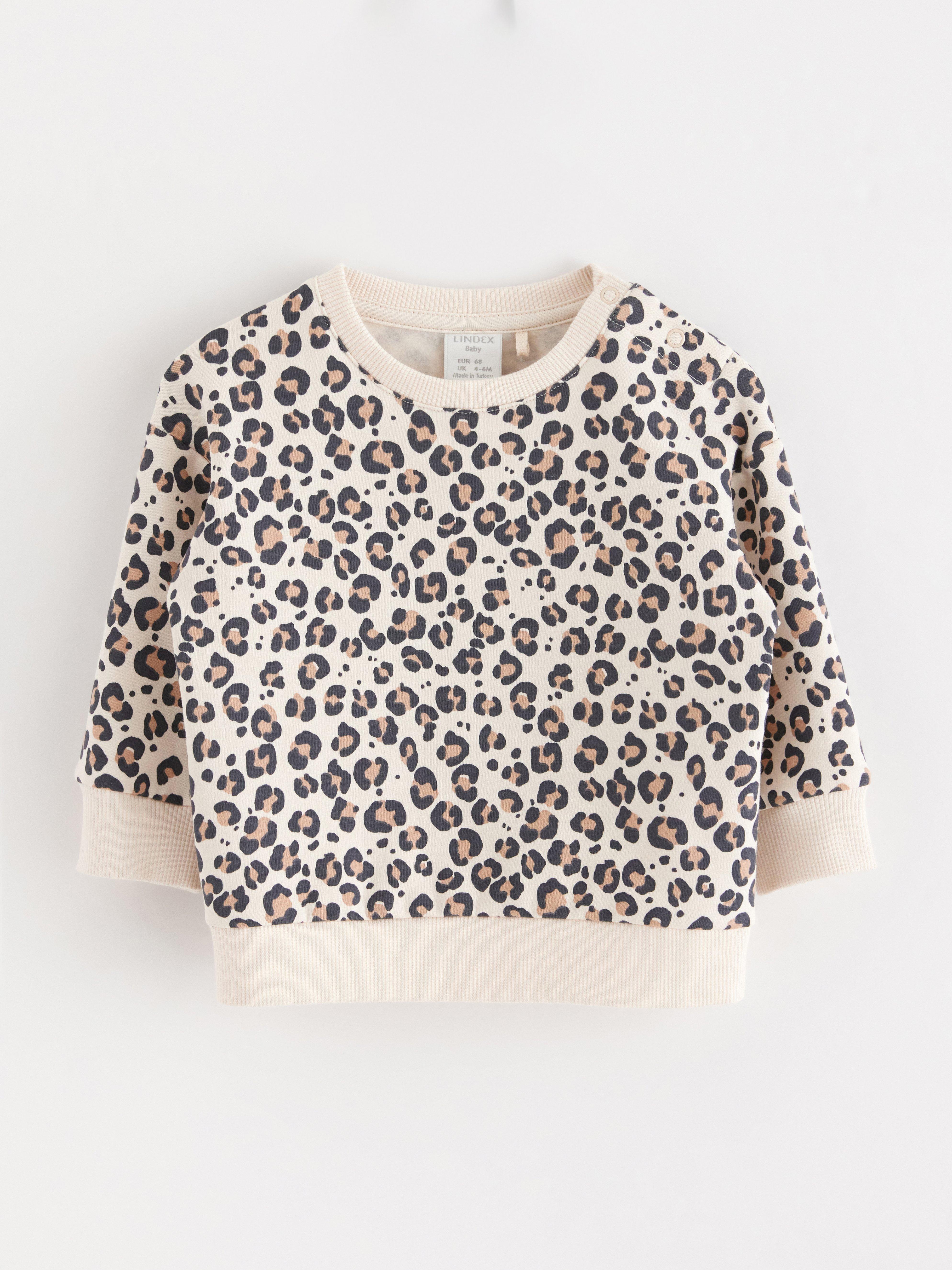 Sweatshirt med borstad insida | Lindex