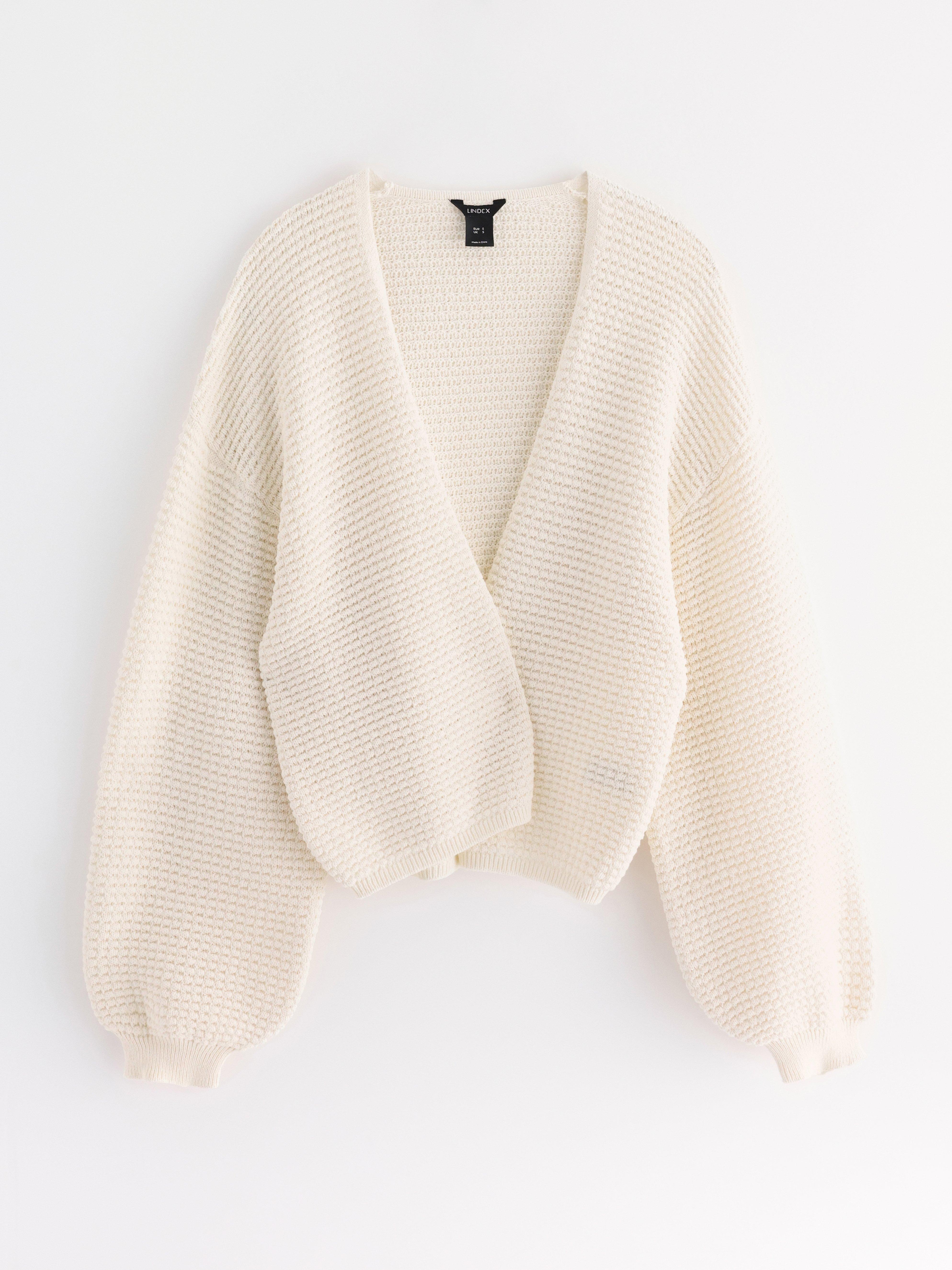 Stickad cardigan | Lindex