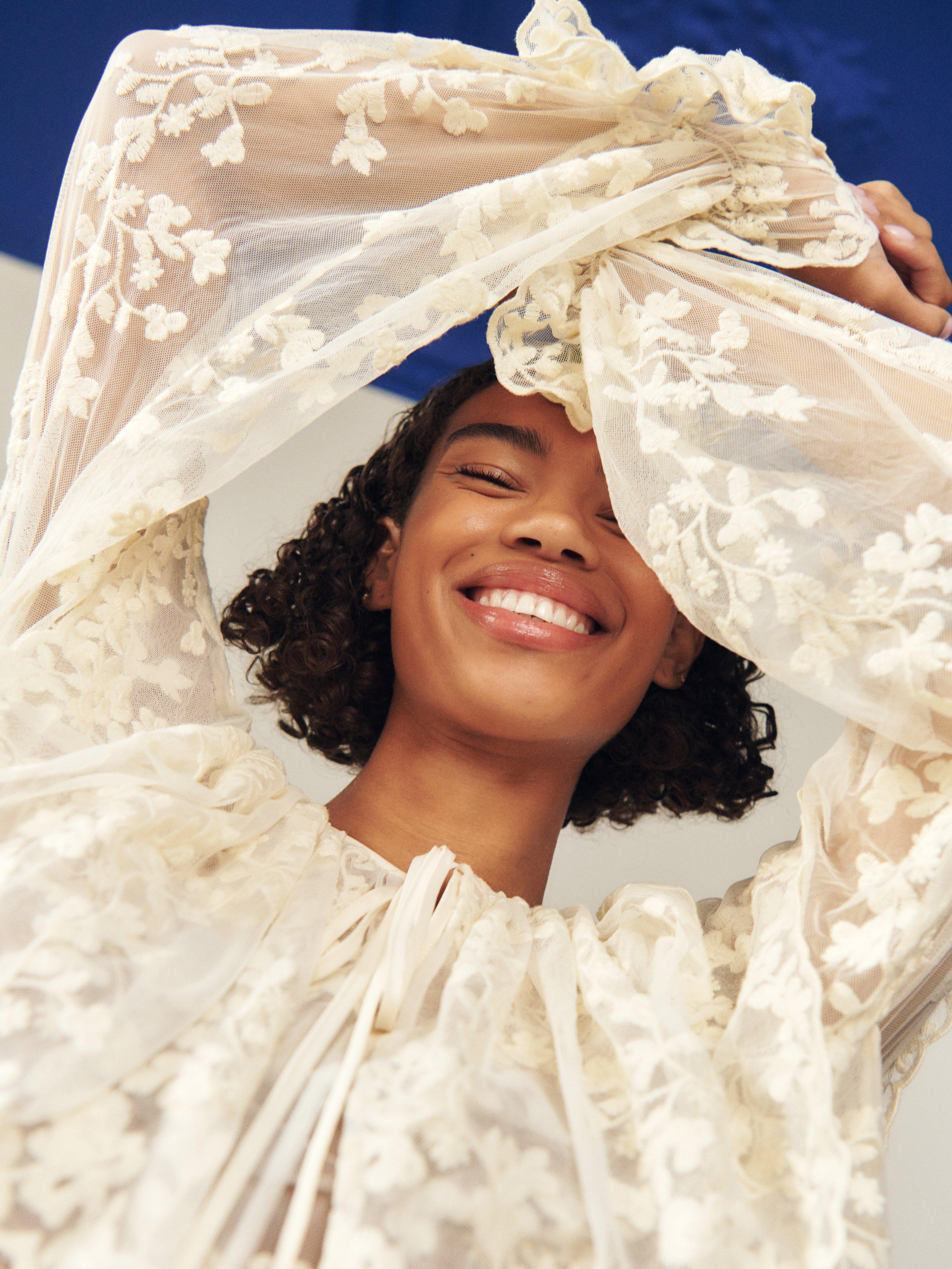 Blouse in lace | Lindex