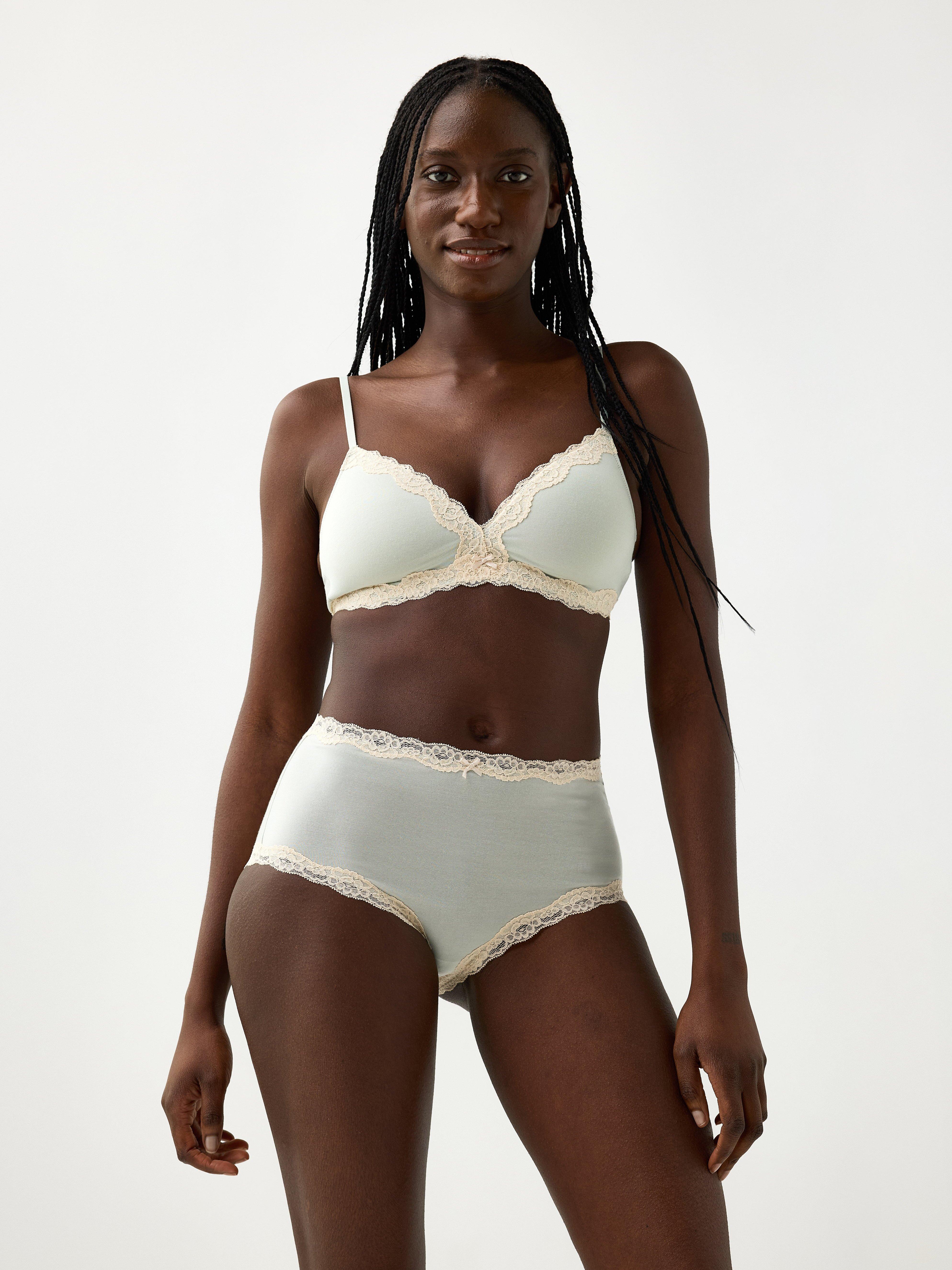 Briefs with lace details | Lindex