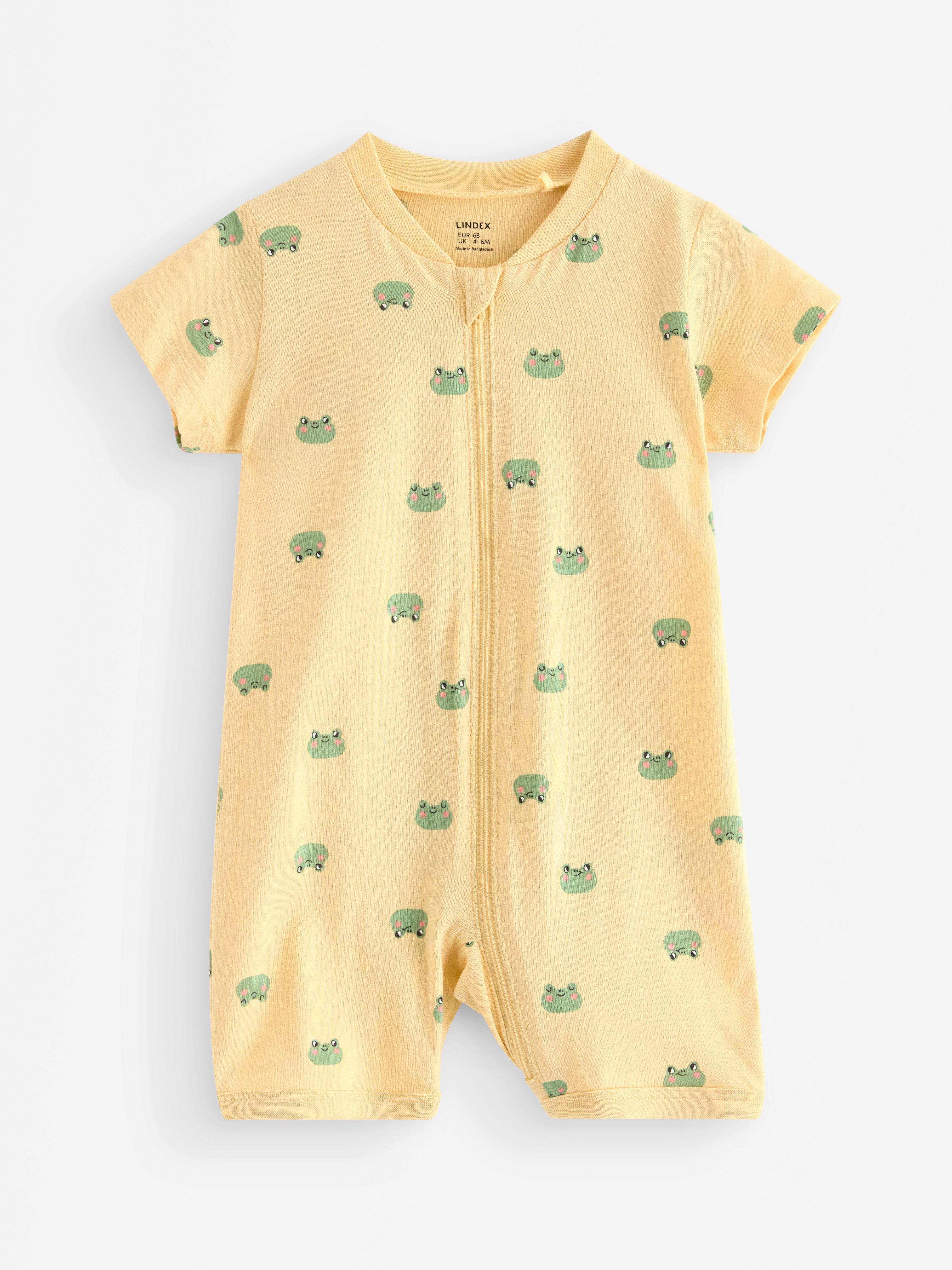Pyjama romper with application at the back | Lindex