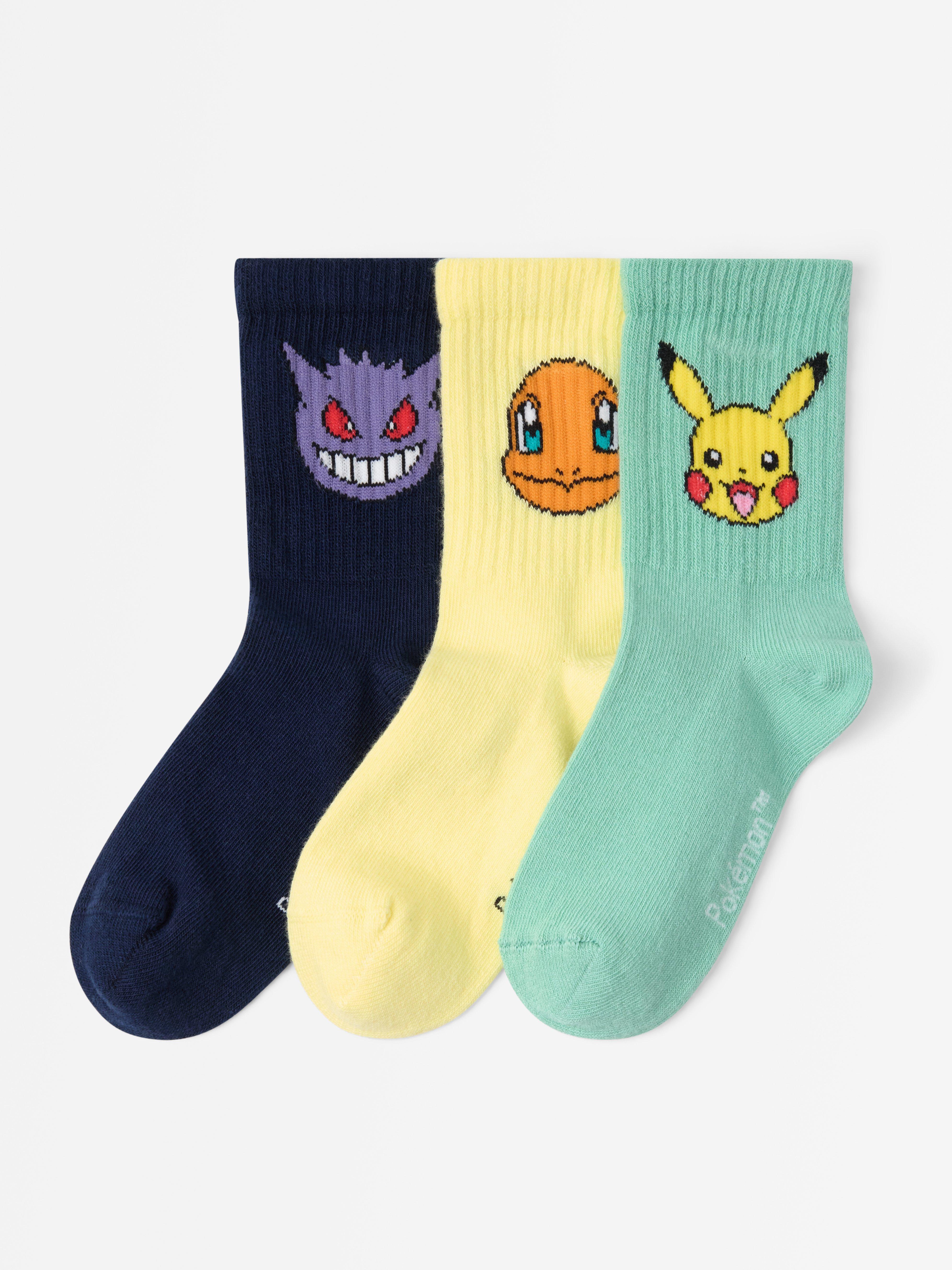 3-pack Pokémon socks | Lindex