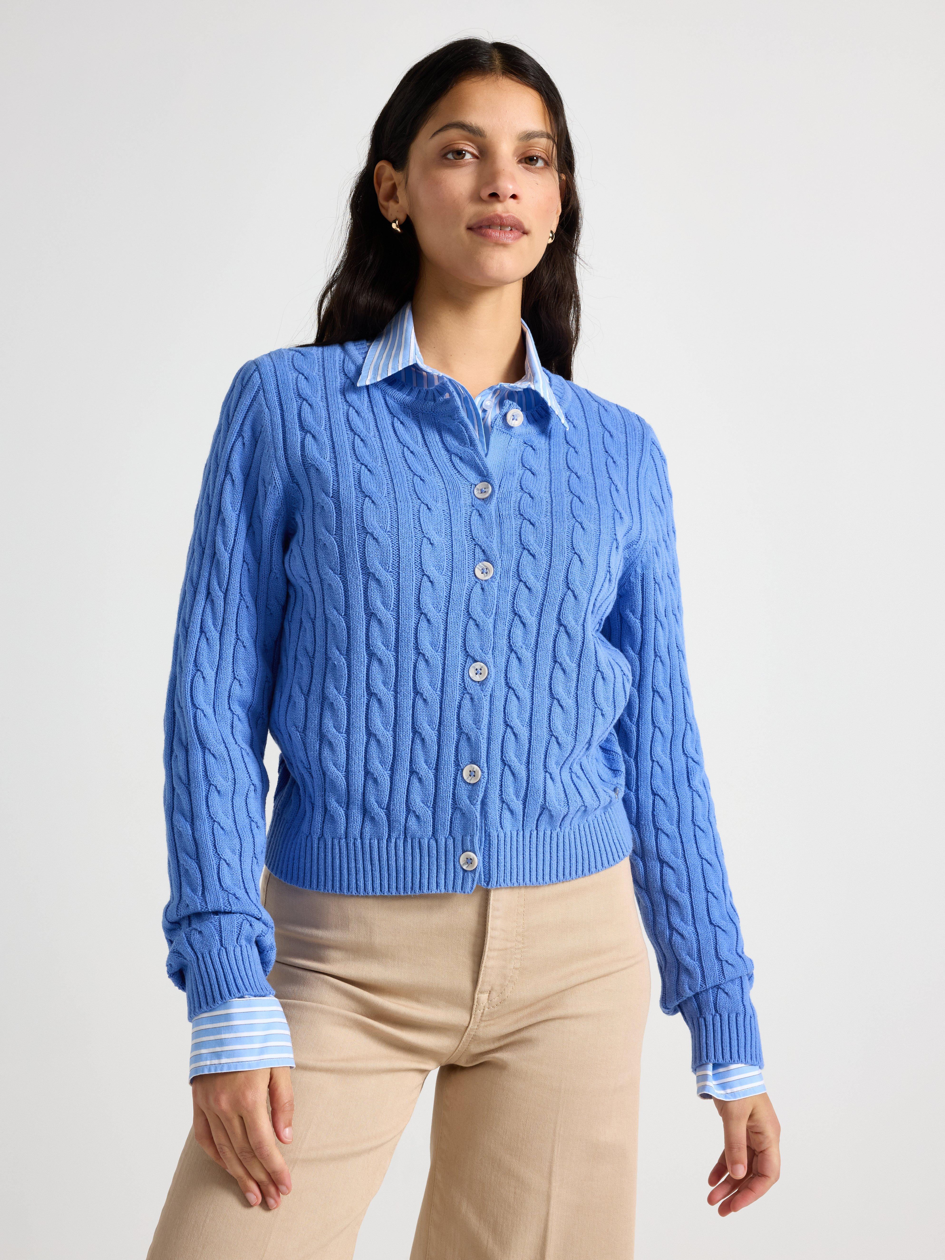 Cable-knit cardigan | Lindex