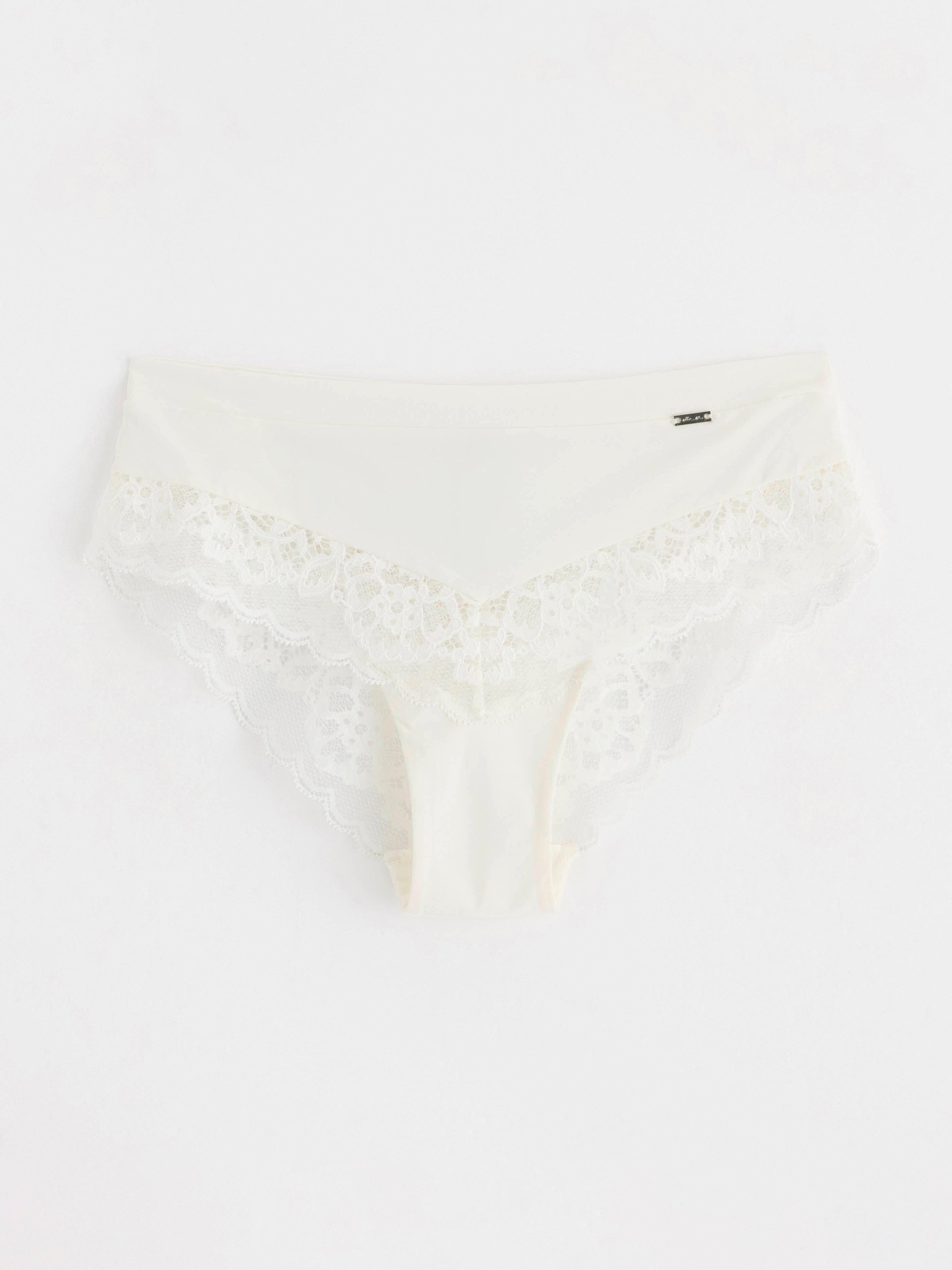 Ella M Brazilian Briefs Low Waist With Lace Lindex Uk