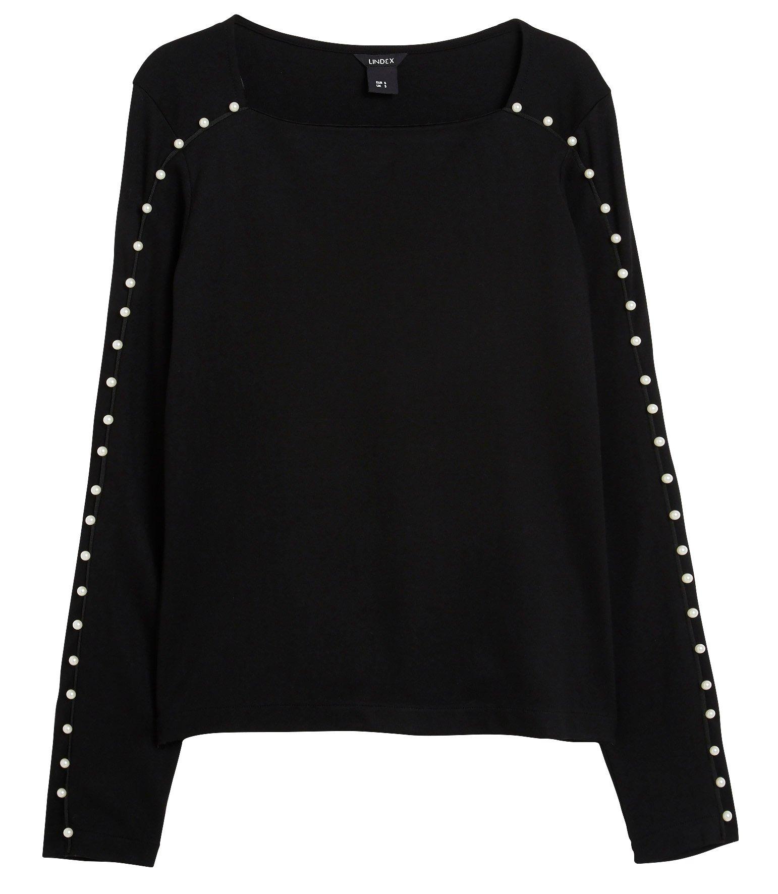 Topp med pärlor | Lindex