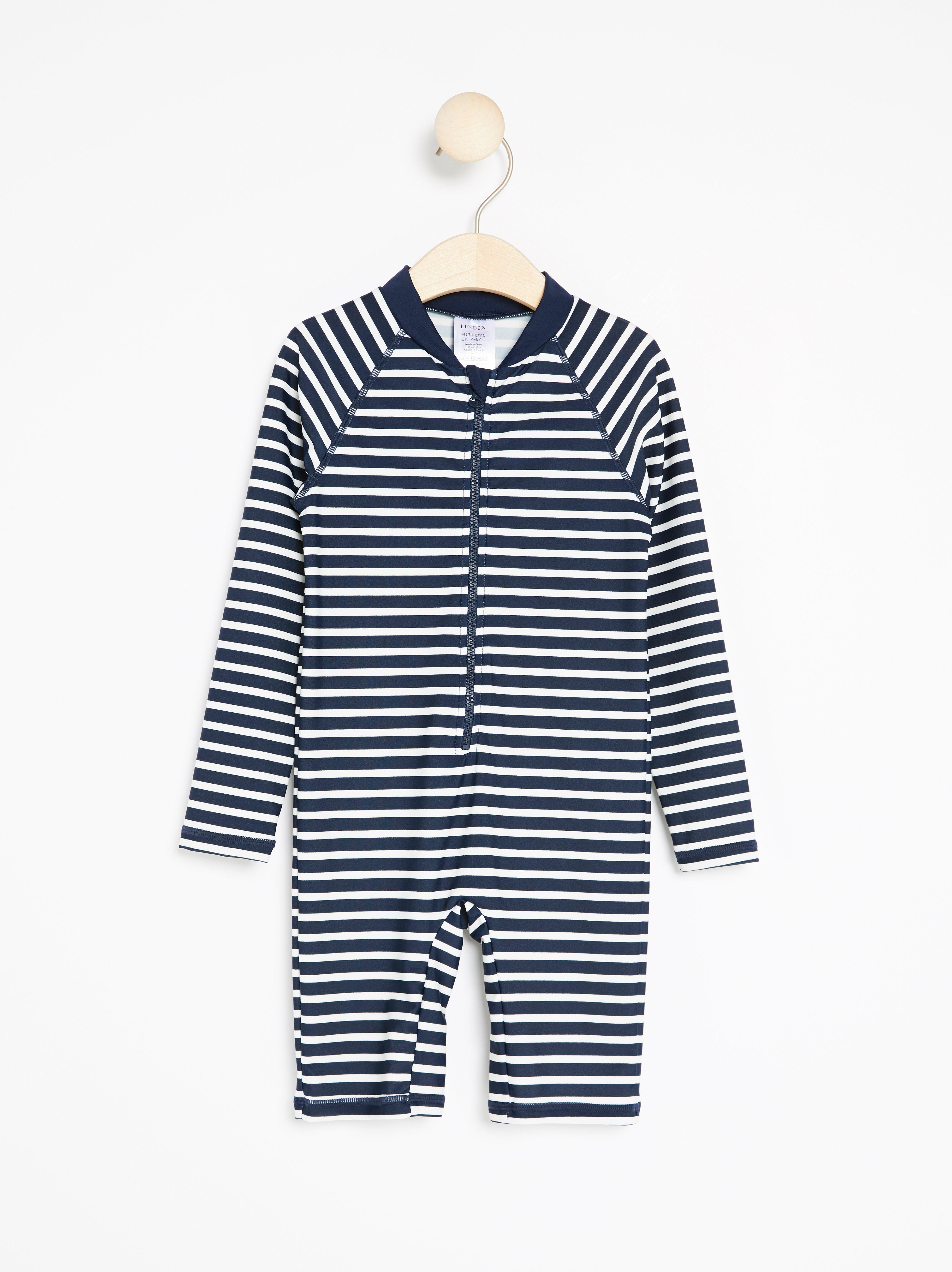 Striped sun protection suit with UPF 50+ | Lindex