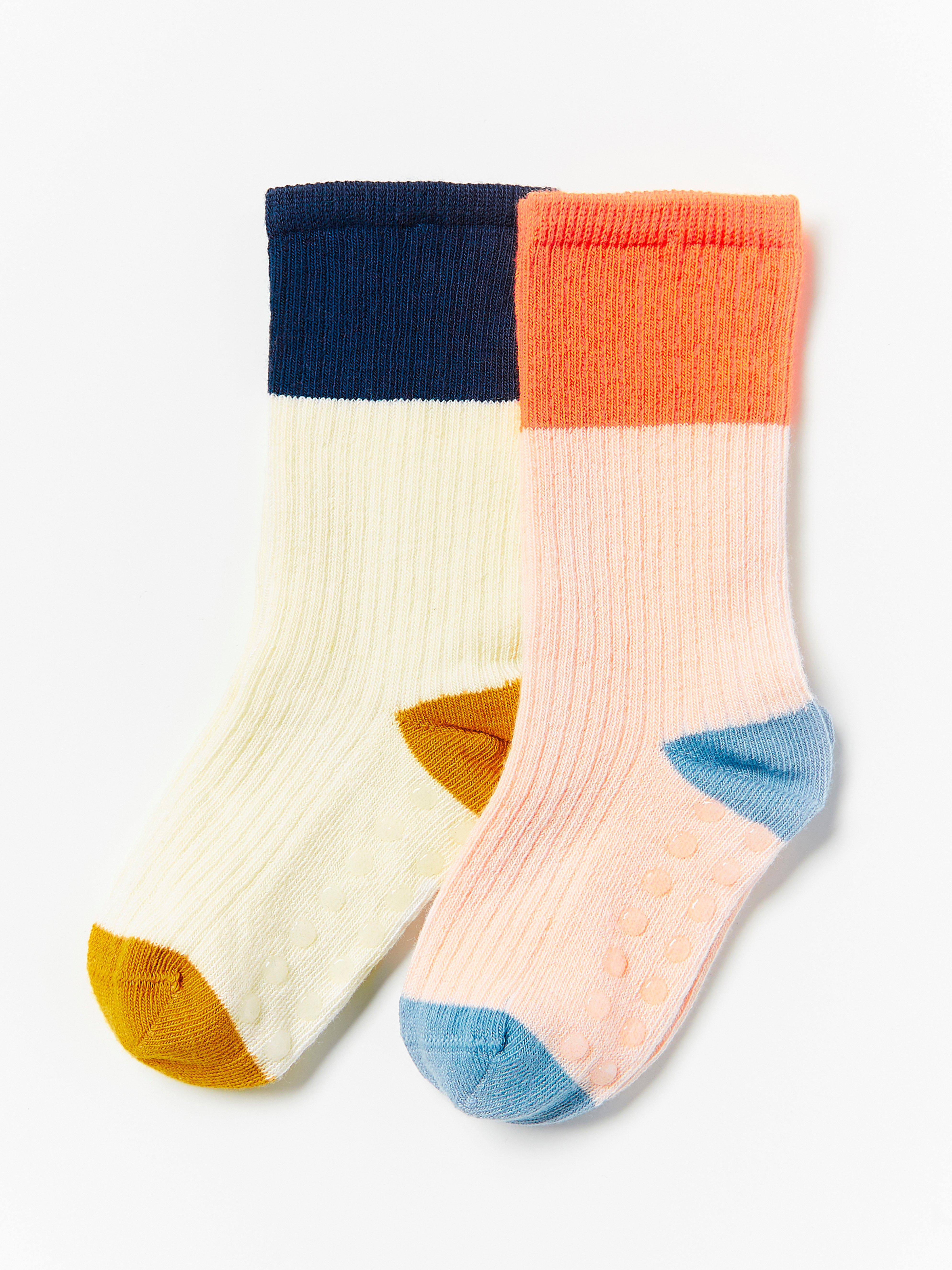 2-pack ribbade strumpor | Lindex