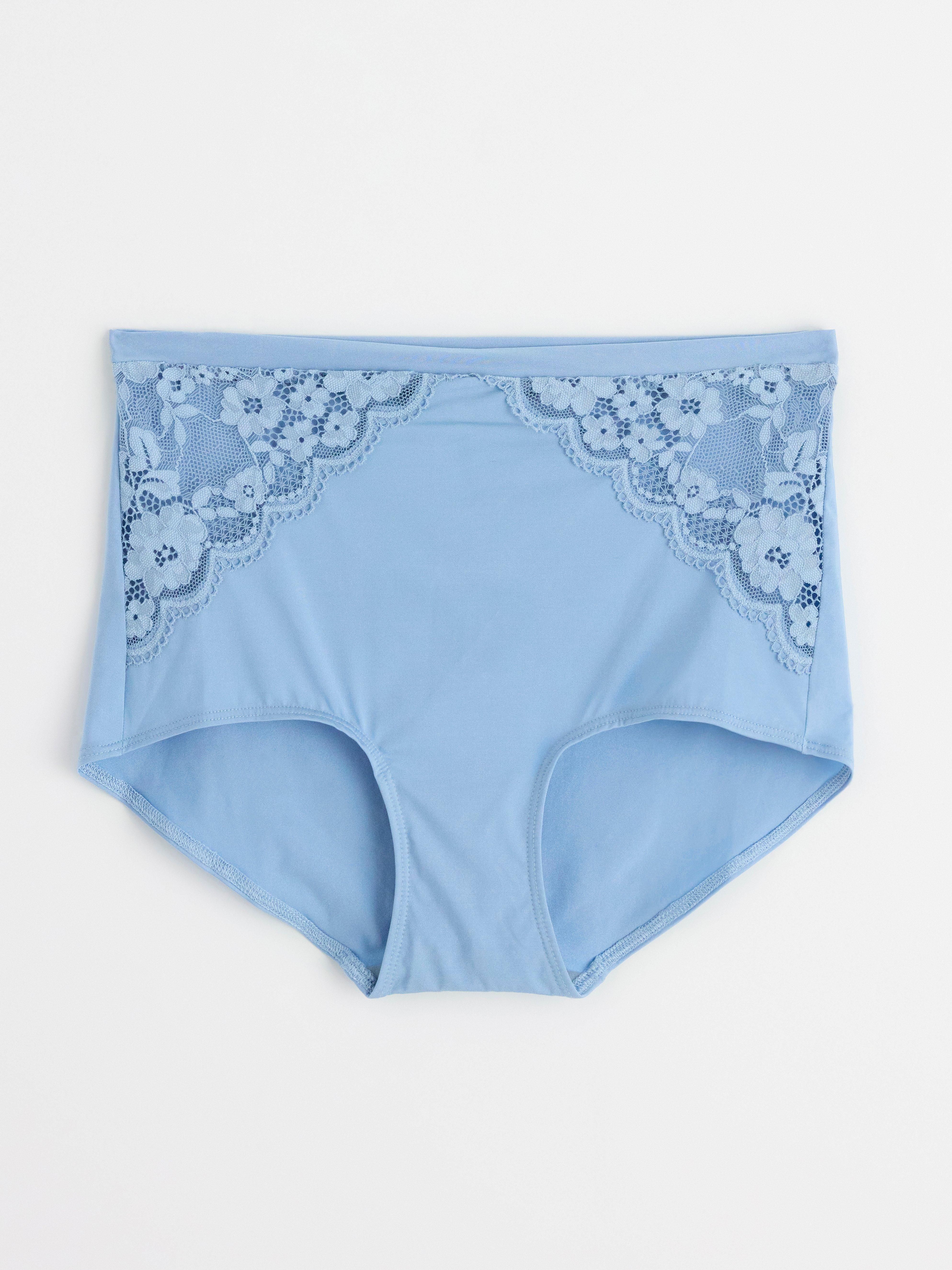 High waist brief with lace | Lindex UK