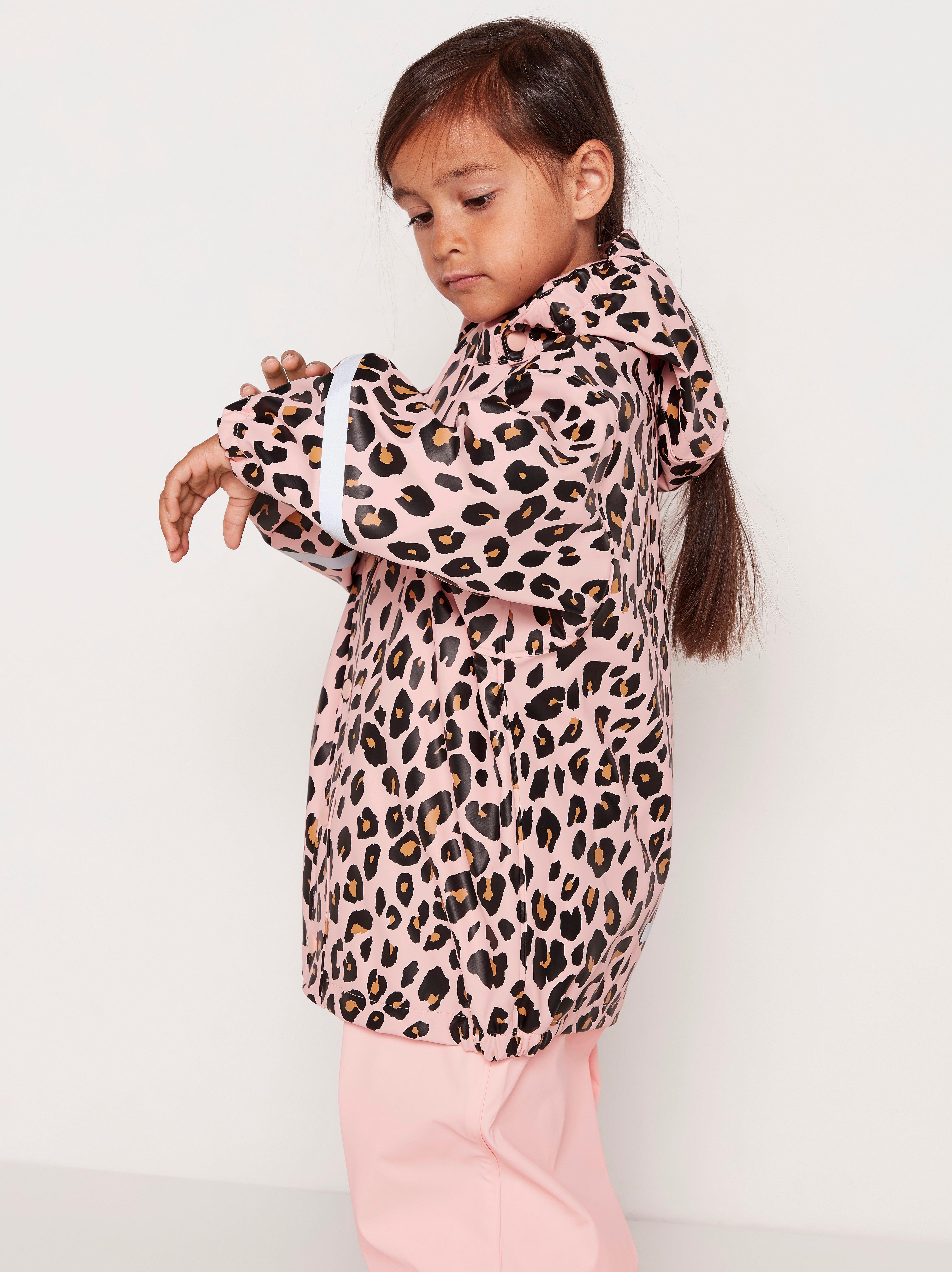 Rain jacket with leopard print | Lindex