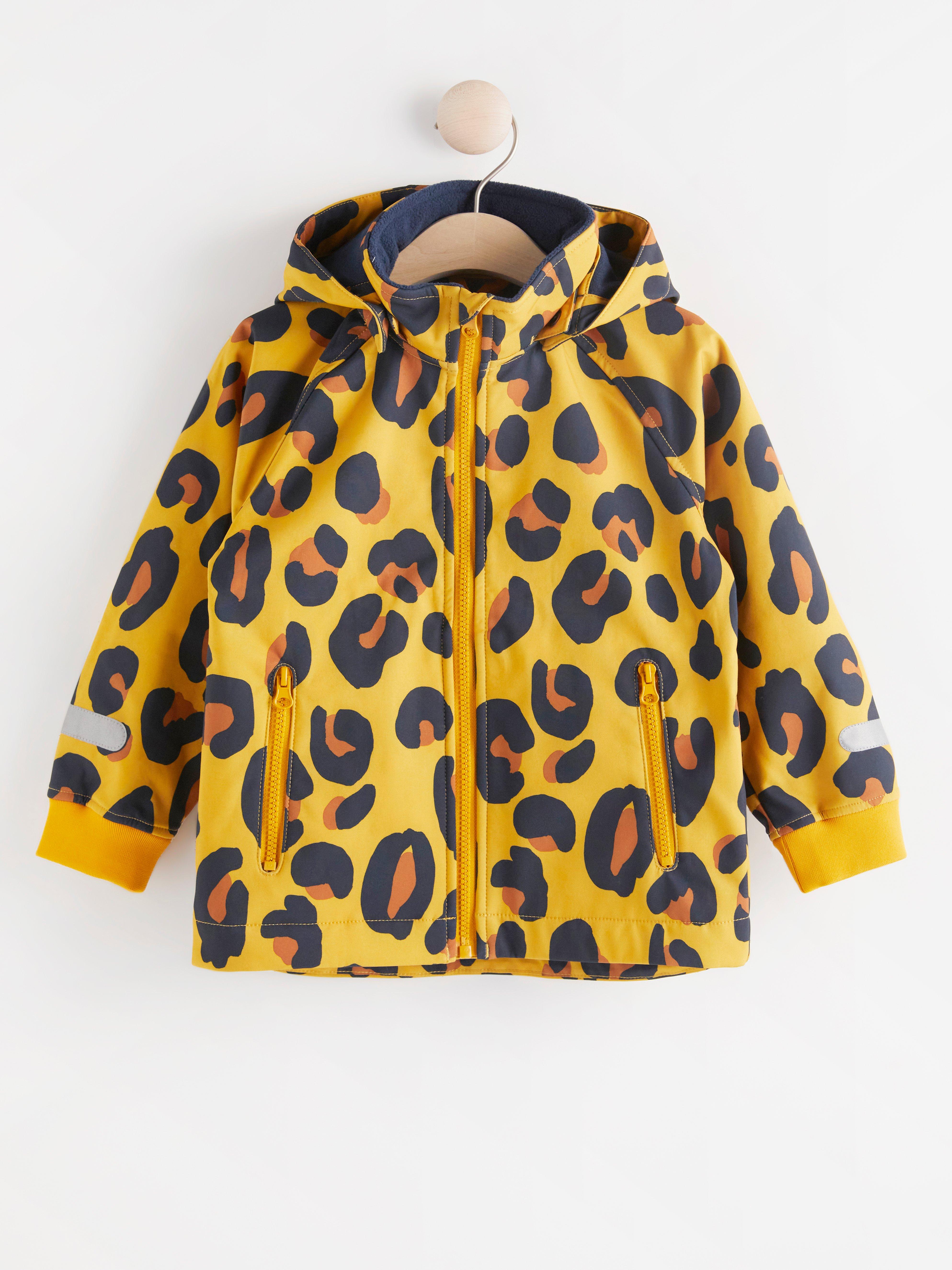 Softshelljacka med leopardmönster | Lindex