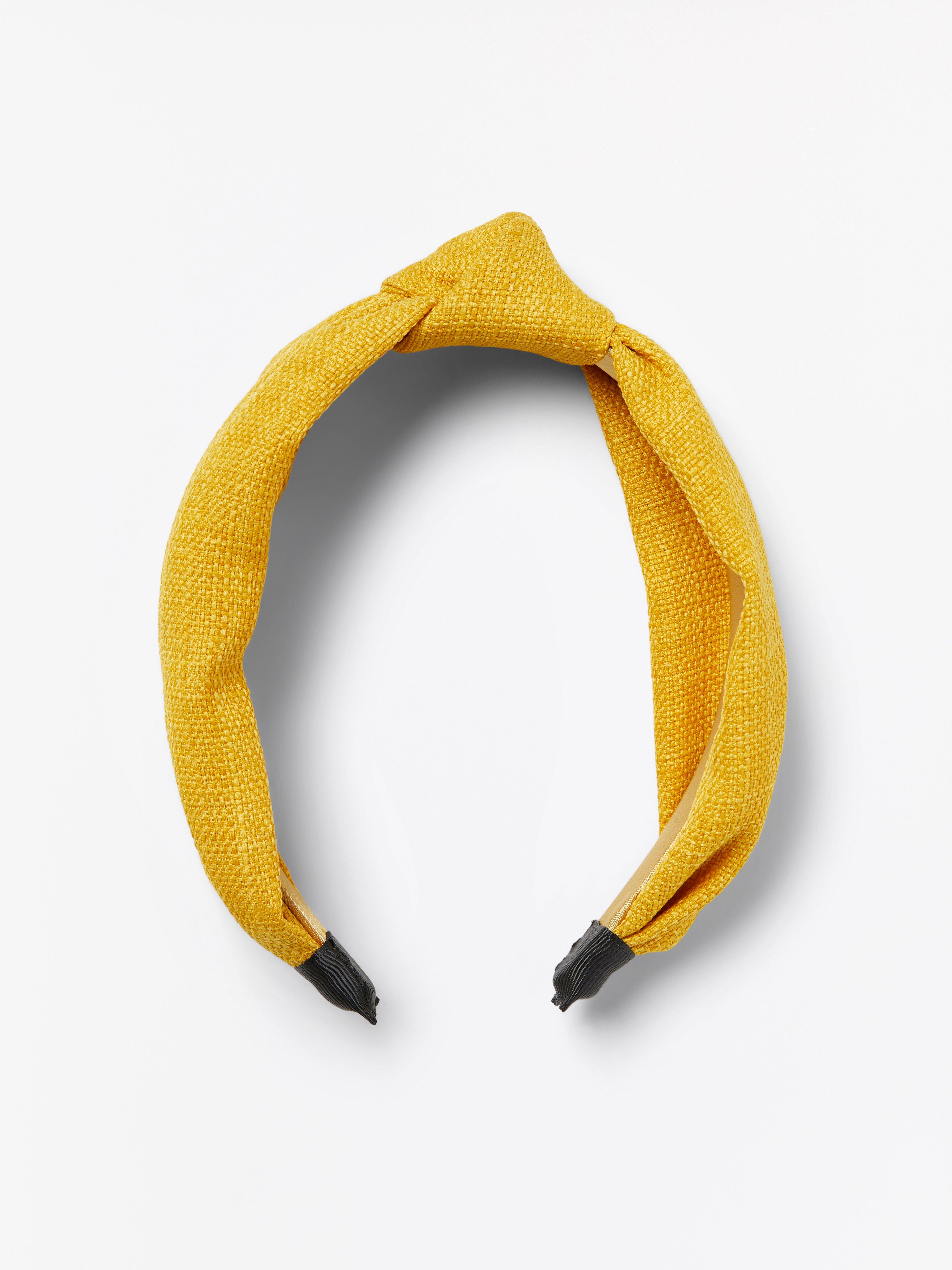 Yellow alice band with knot | Lindex