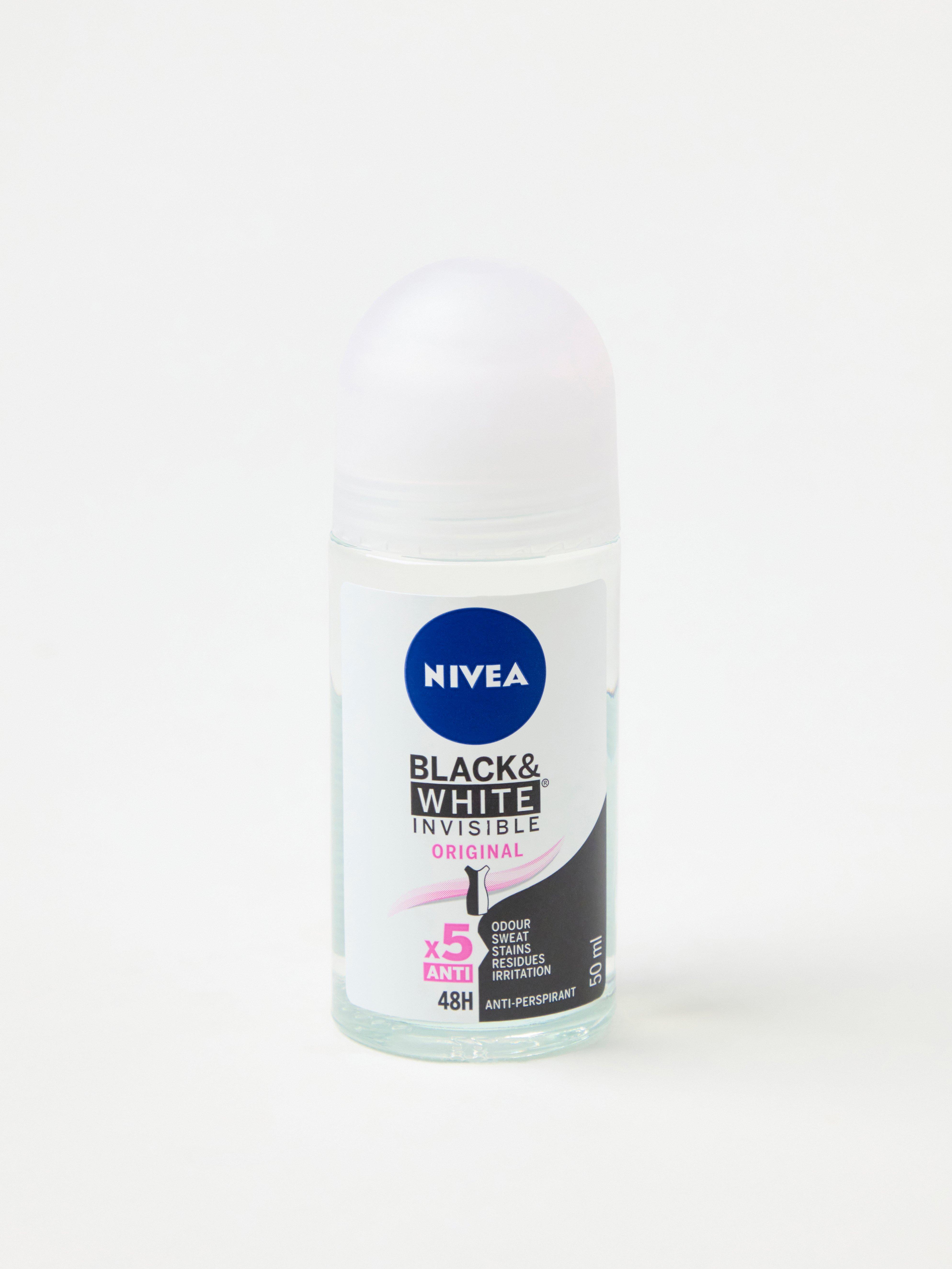 NIVEA Antiperspirant Deo Roll on Black & White Original | Lindex