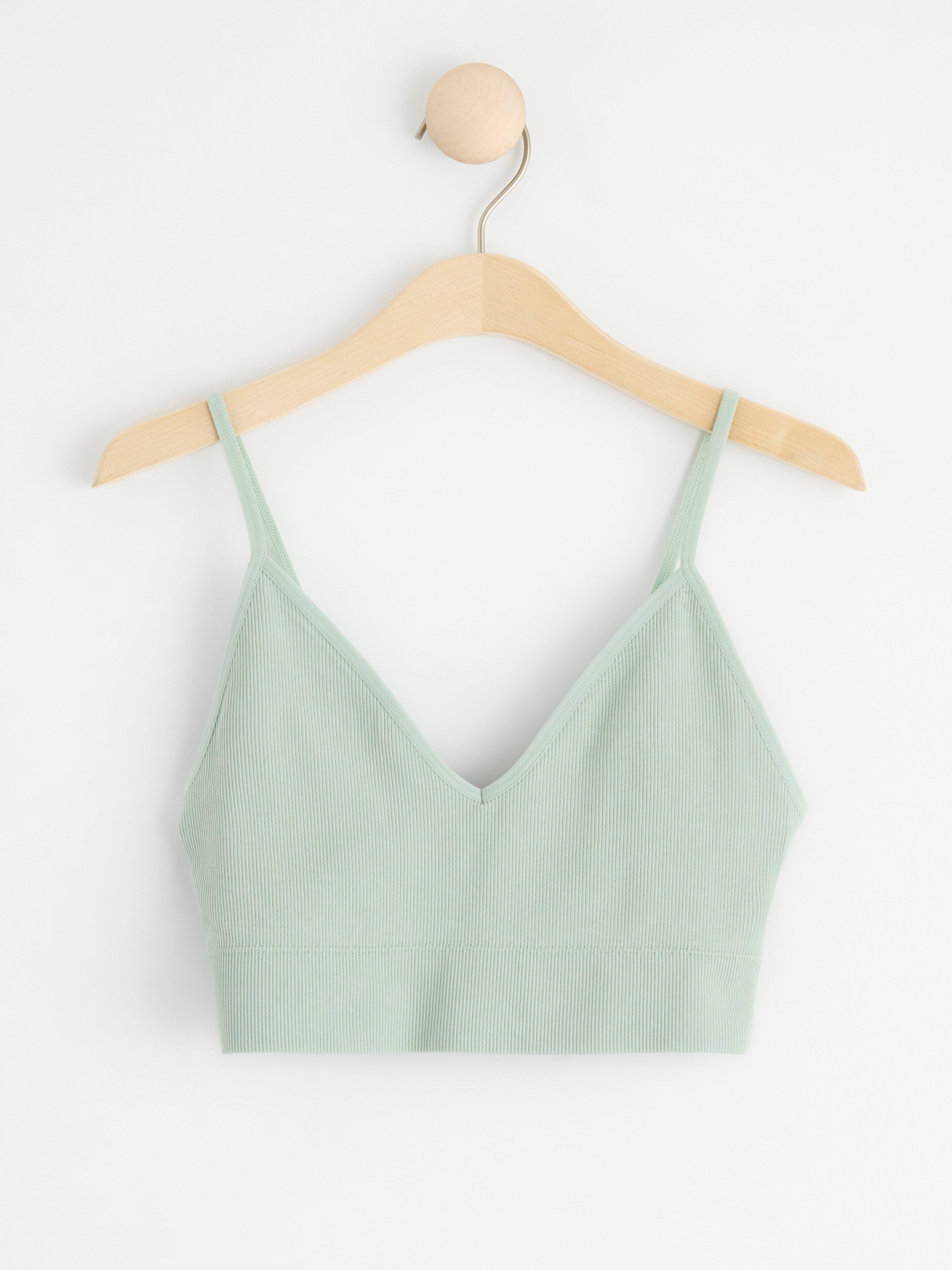 Seamless ribbed soft bra | Lindex UK