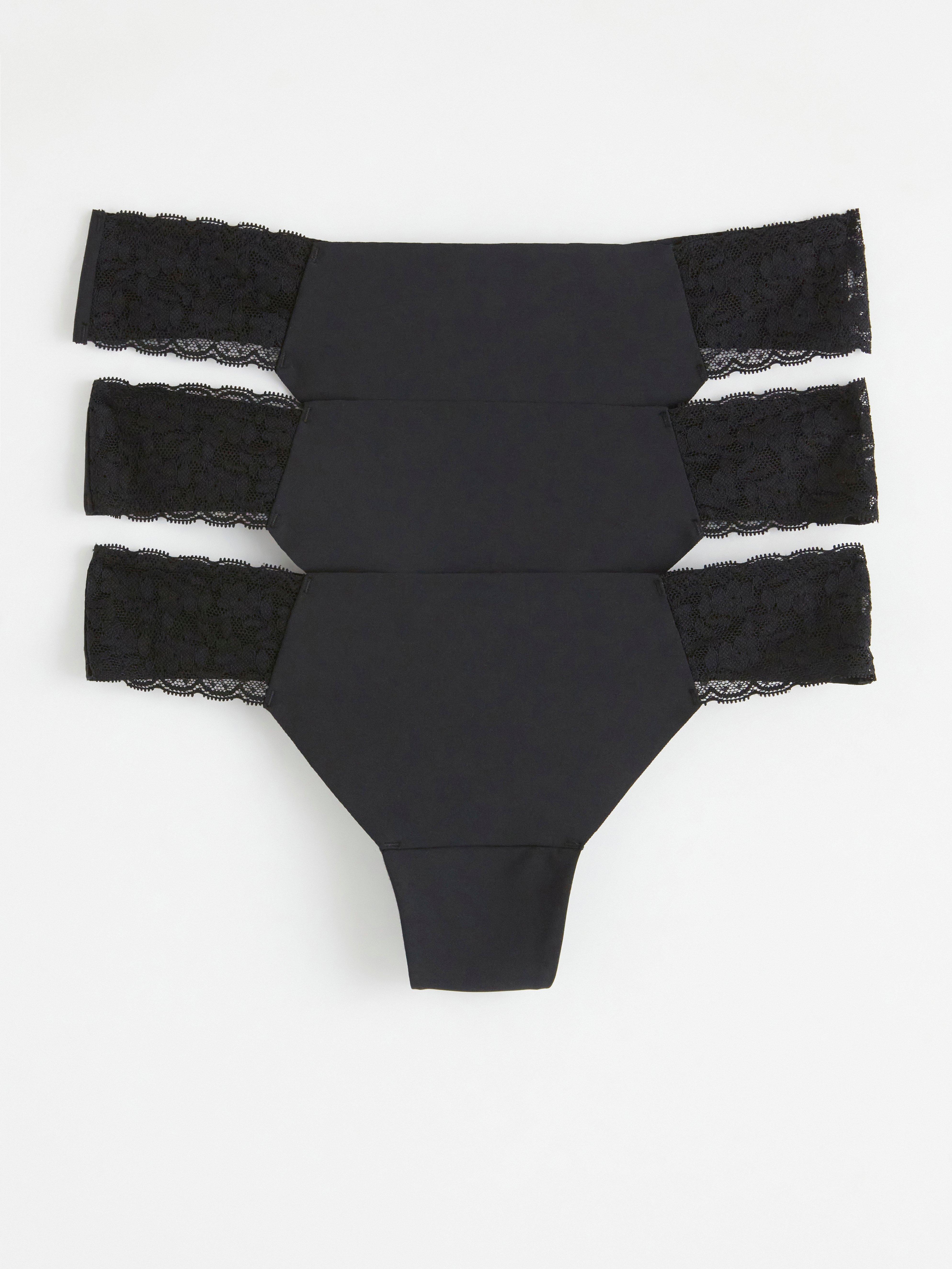 3-pack thong low with lace | Lindex