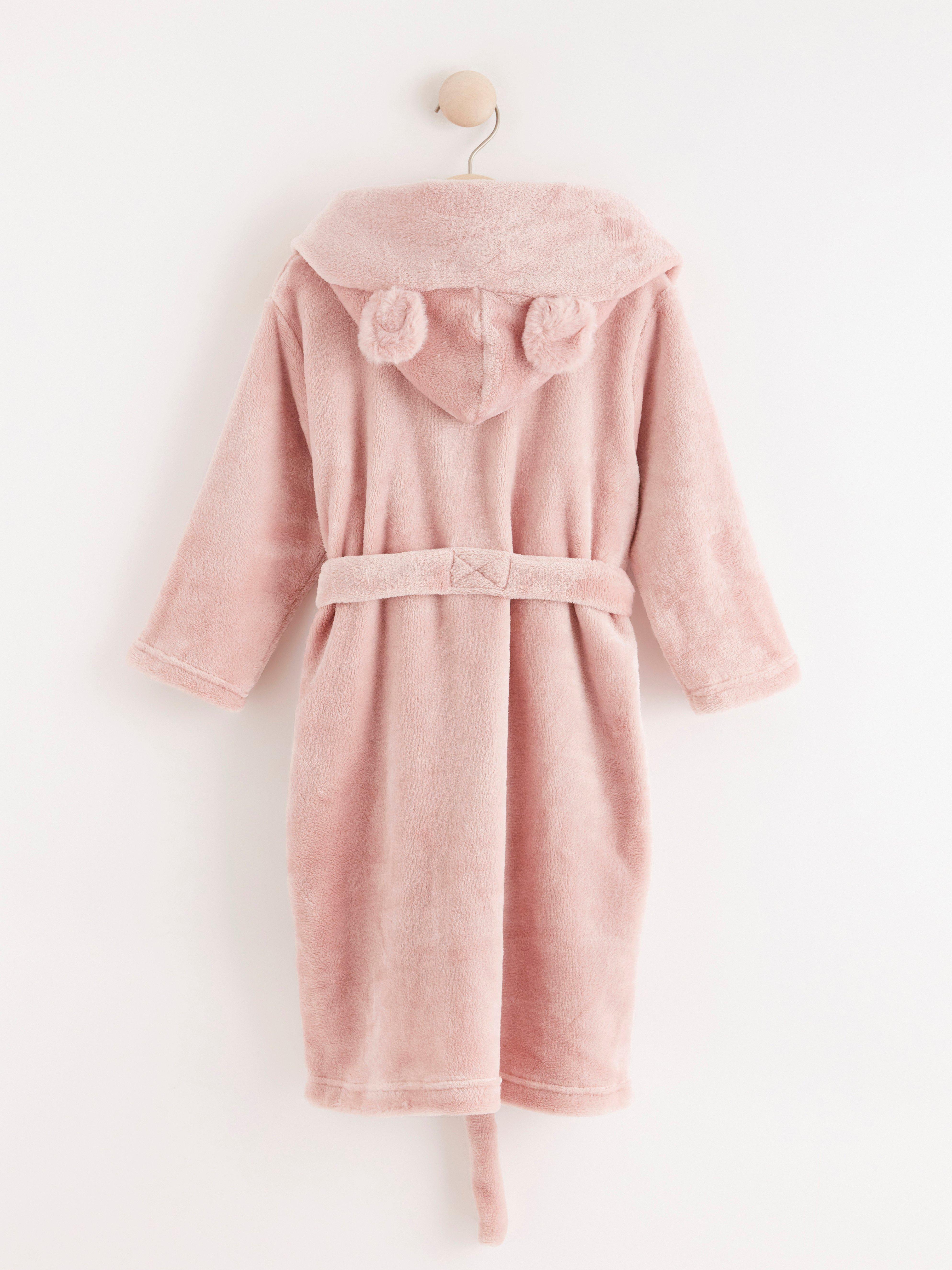Morgonrock i fleece med öron | Lindex