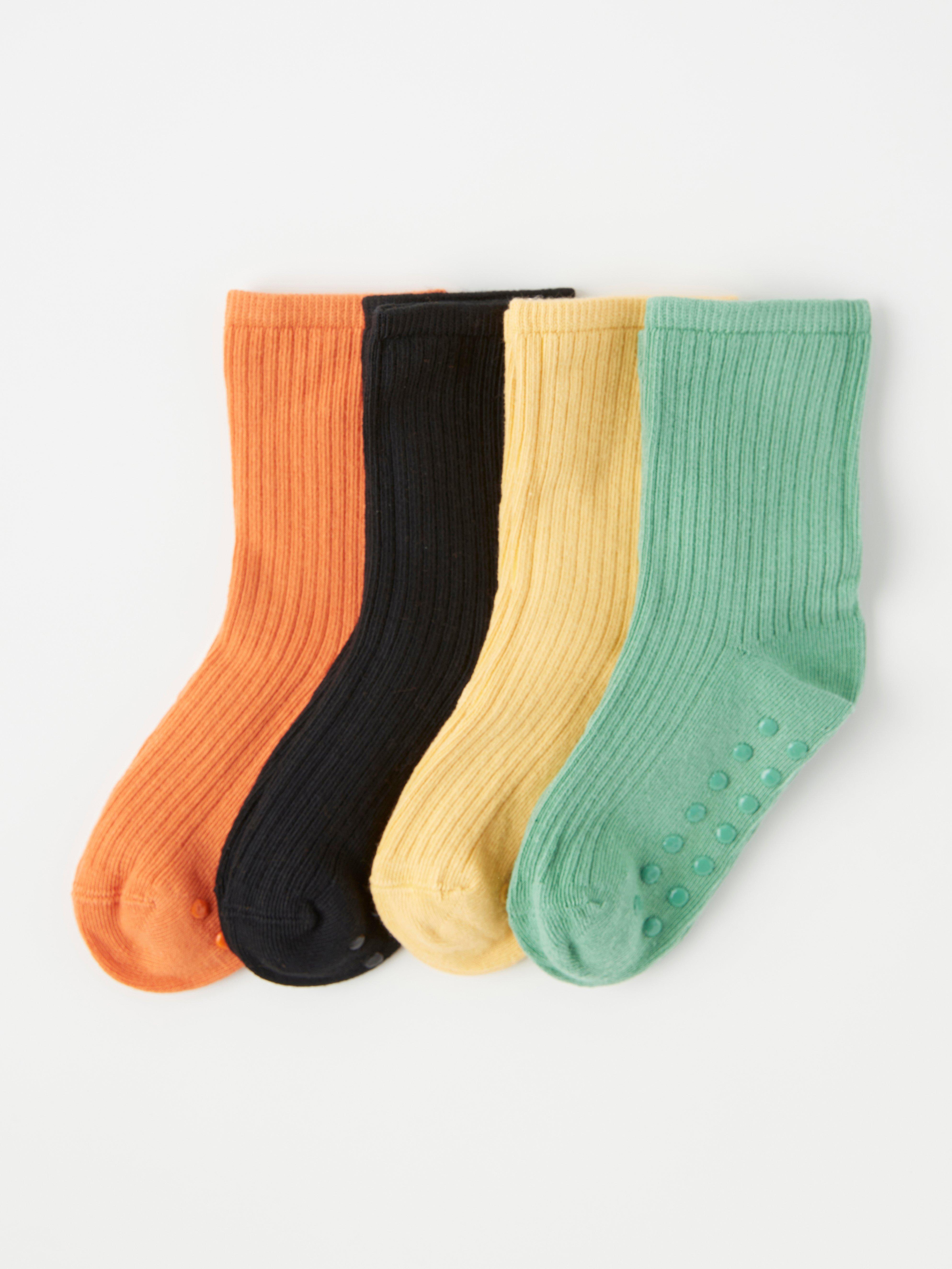 4-pack ribbade strumpor | Lindex