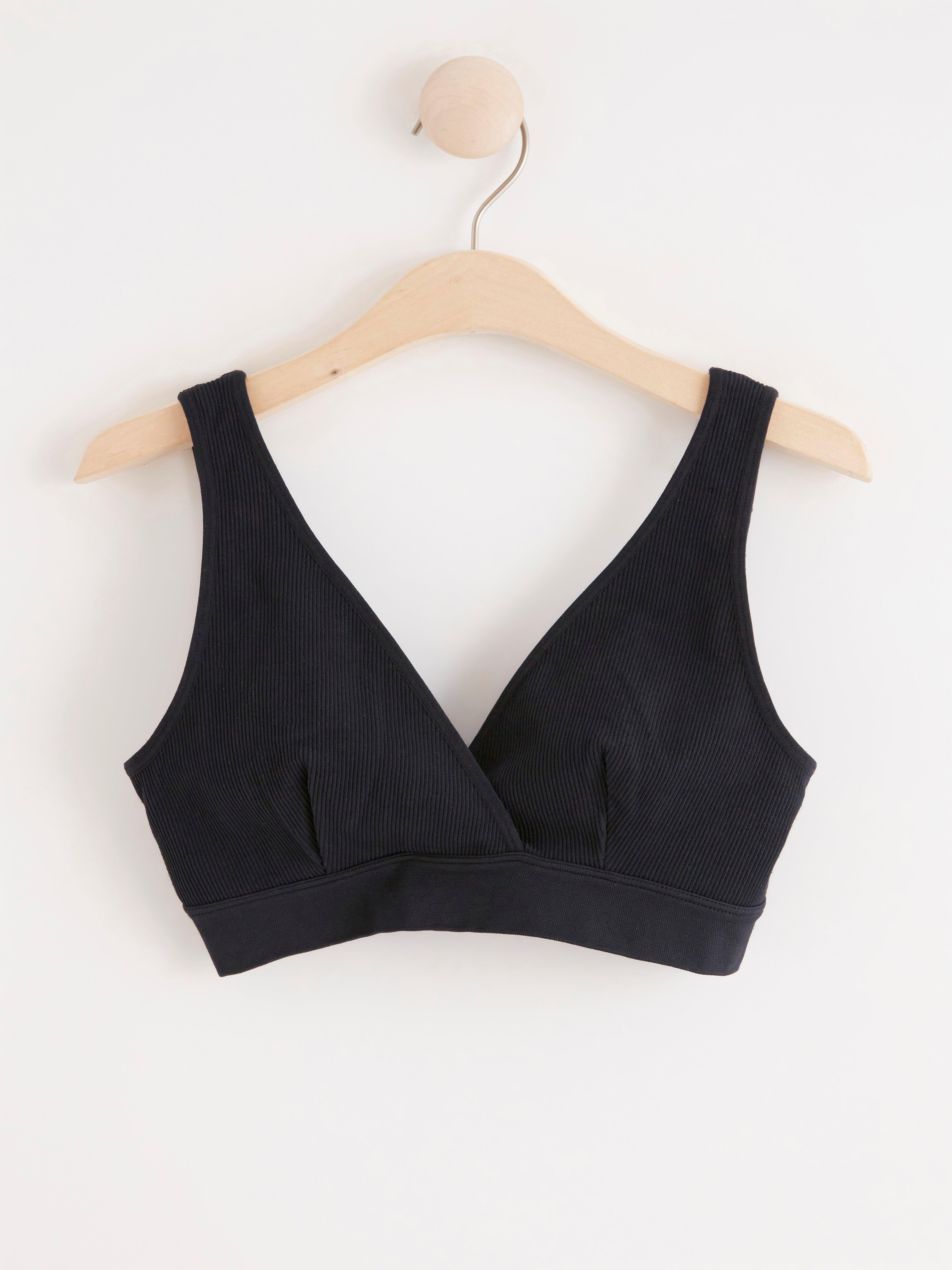 Mom Ribbed Nursing Bra Lindex