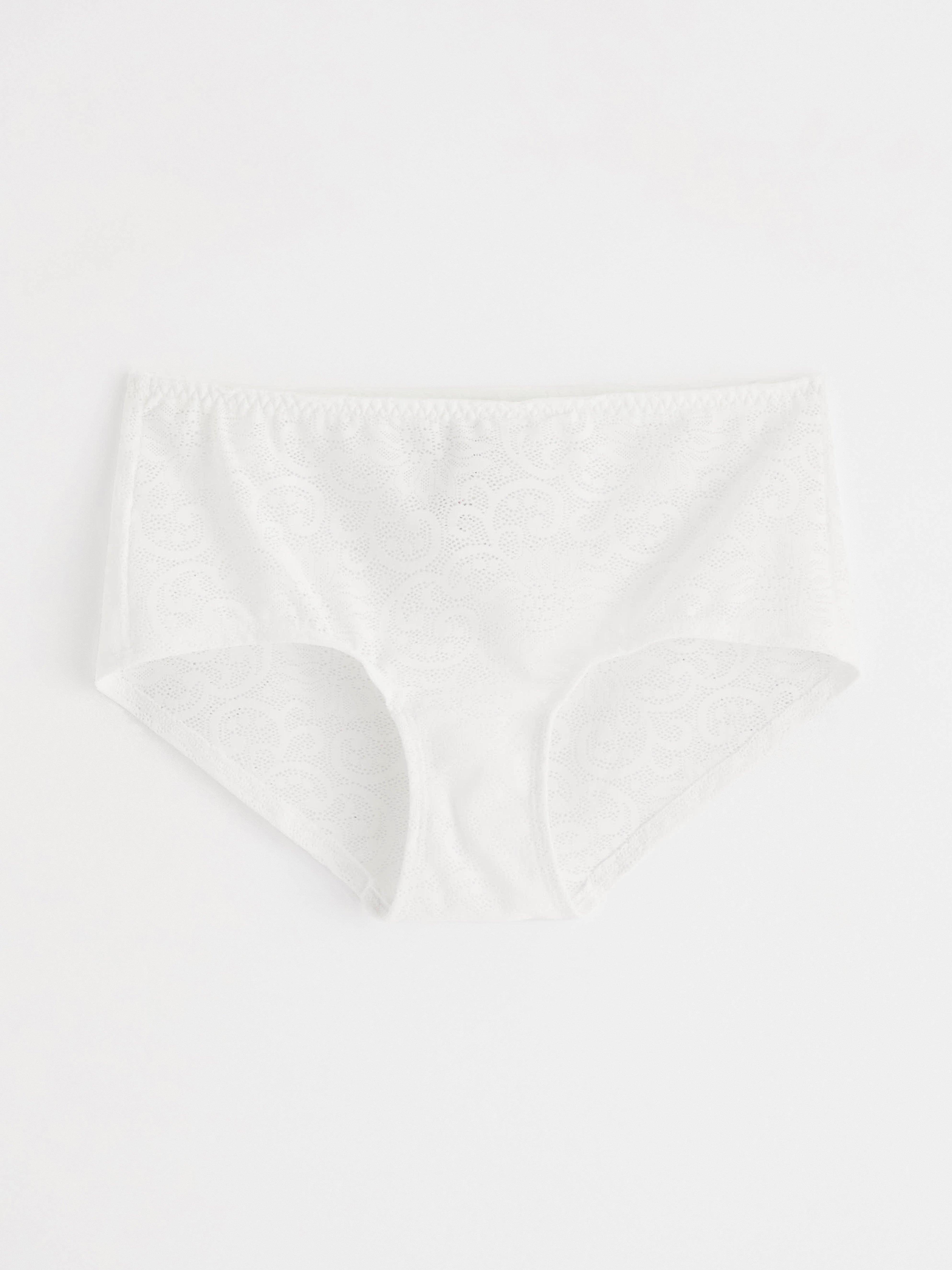 Regular waist brief with lace | Lindex UK