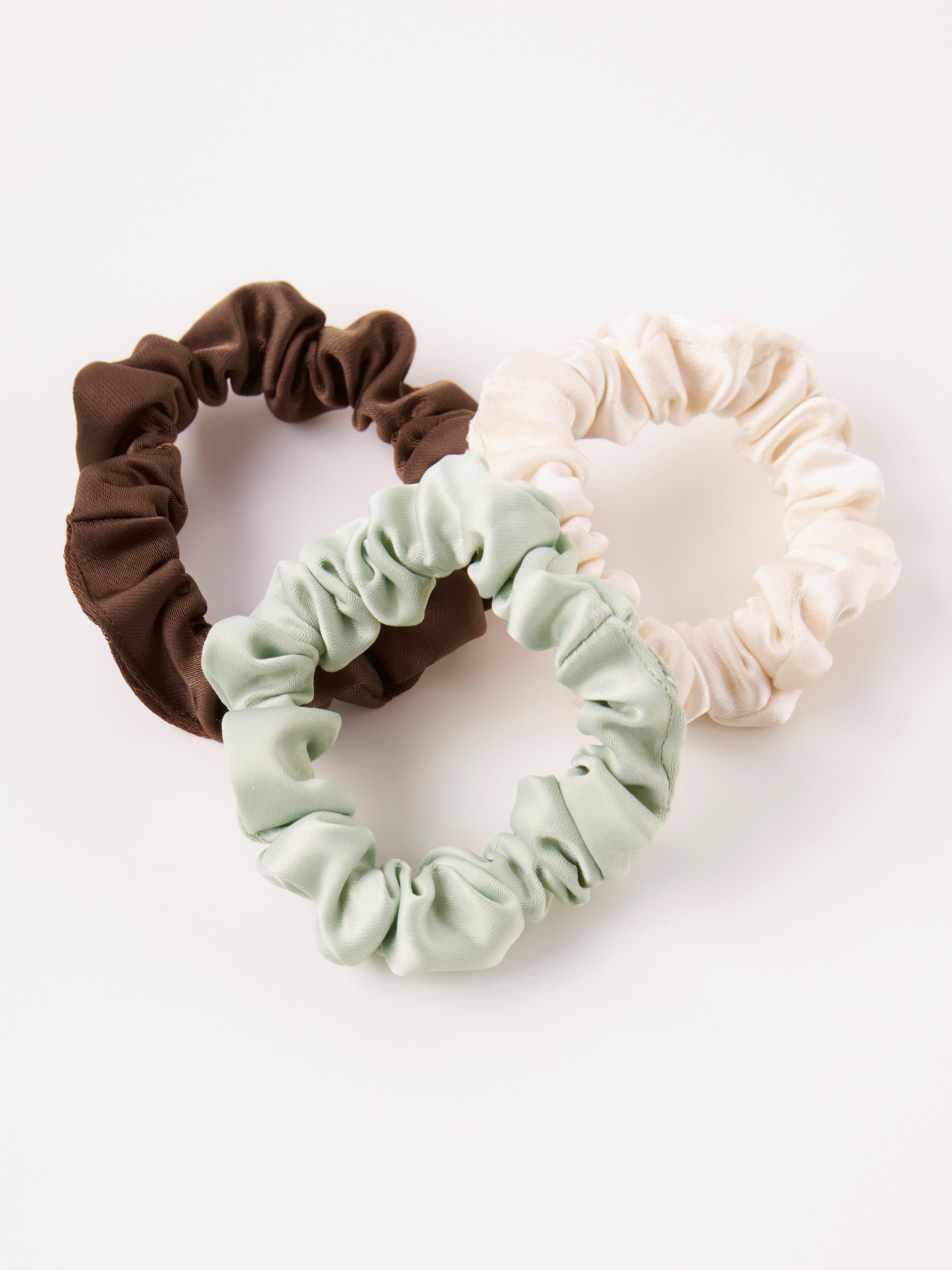3-pack hair scrunchies | Lindex