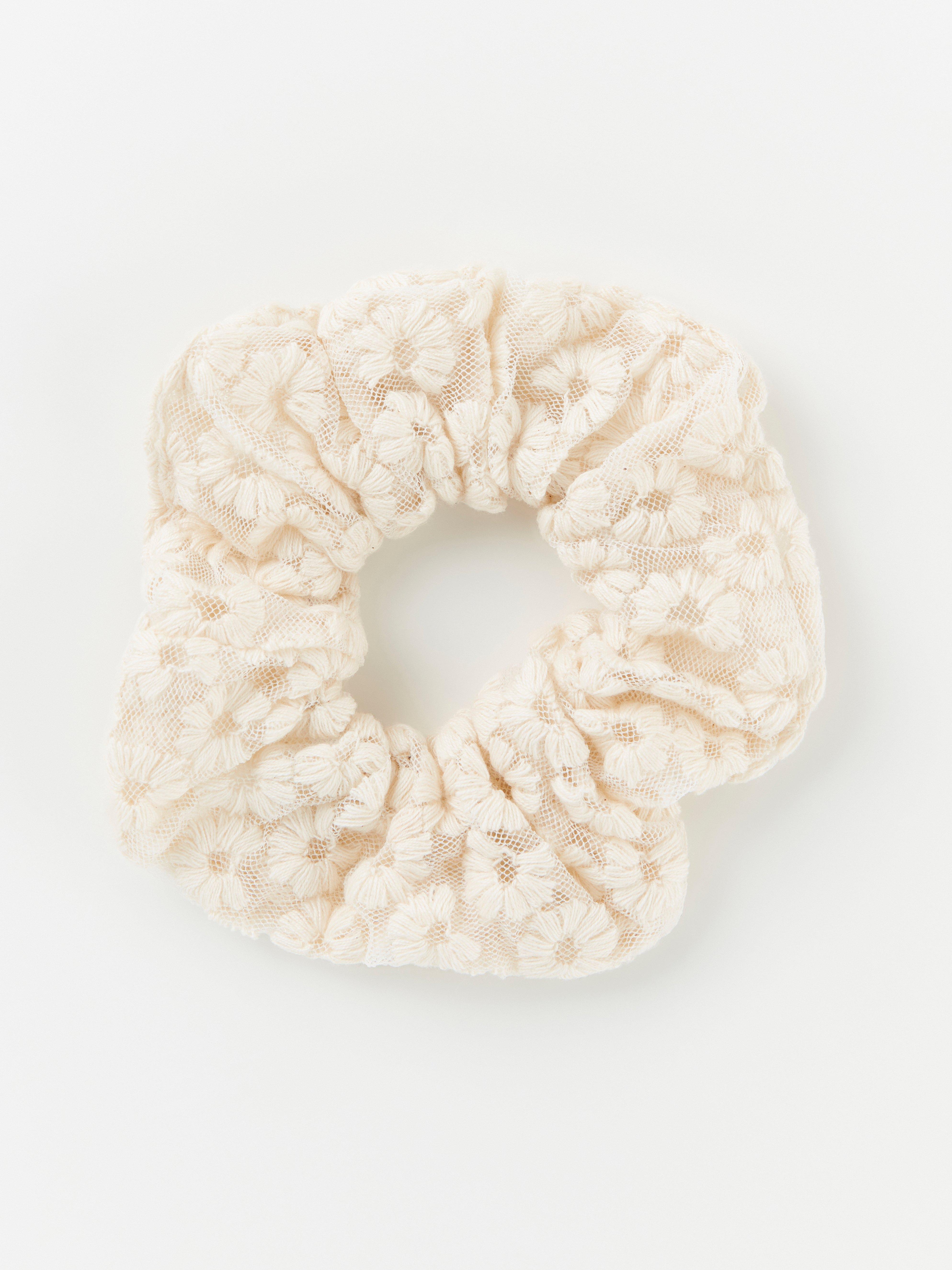 Scrunchie with embroidery | Lindex