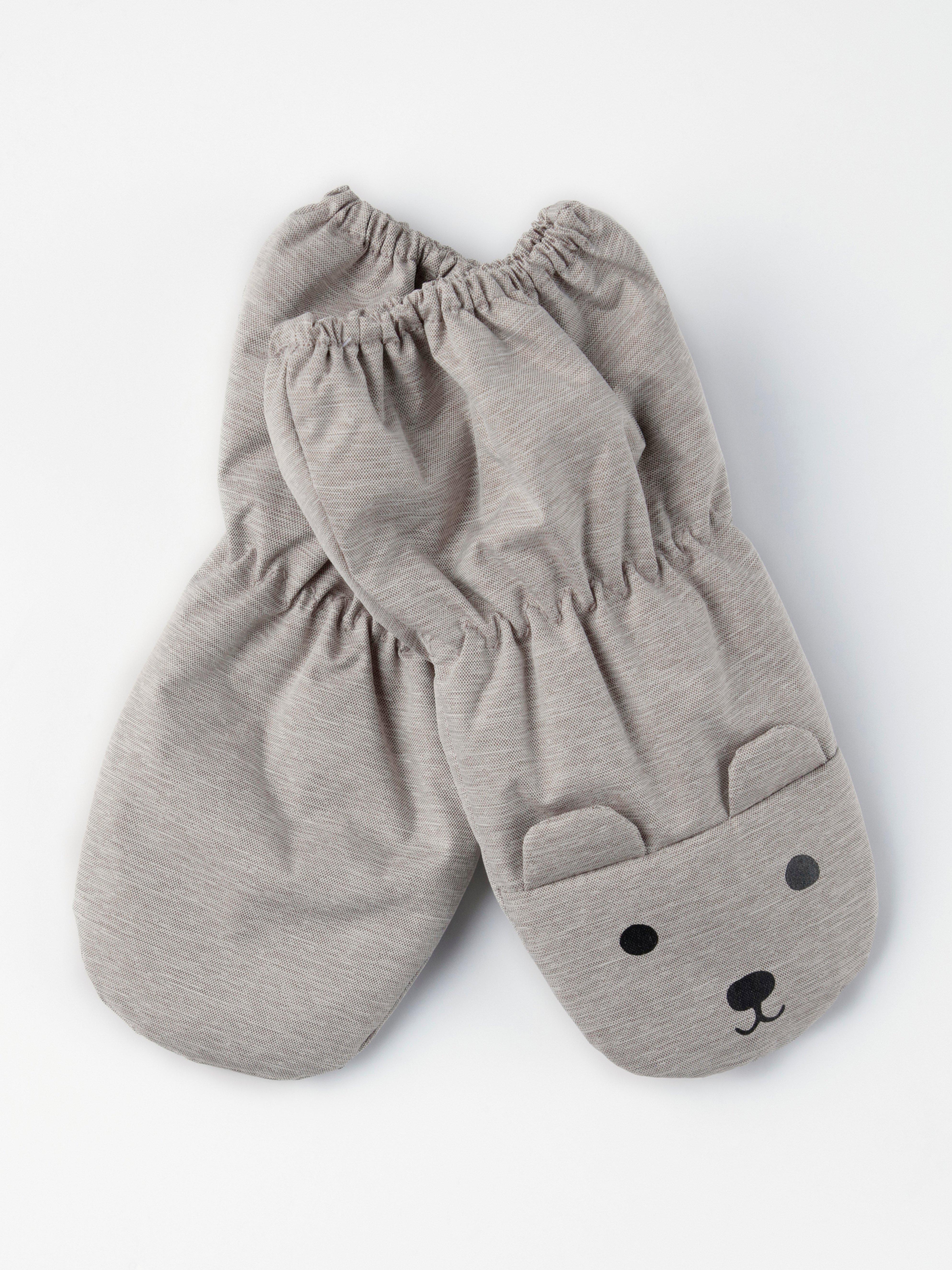 Mittens with pile lining | Lindex