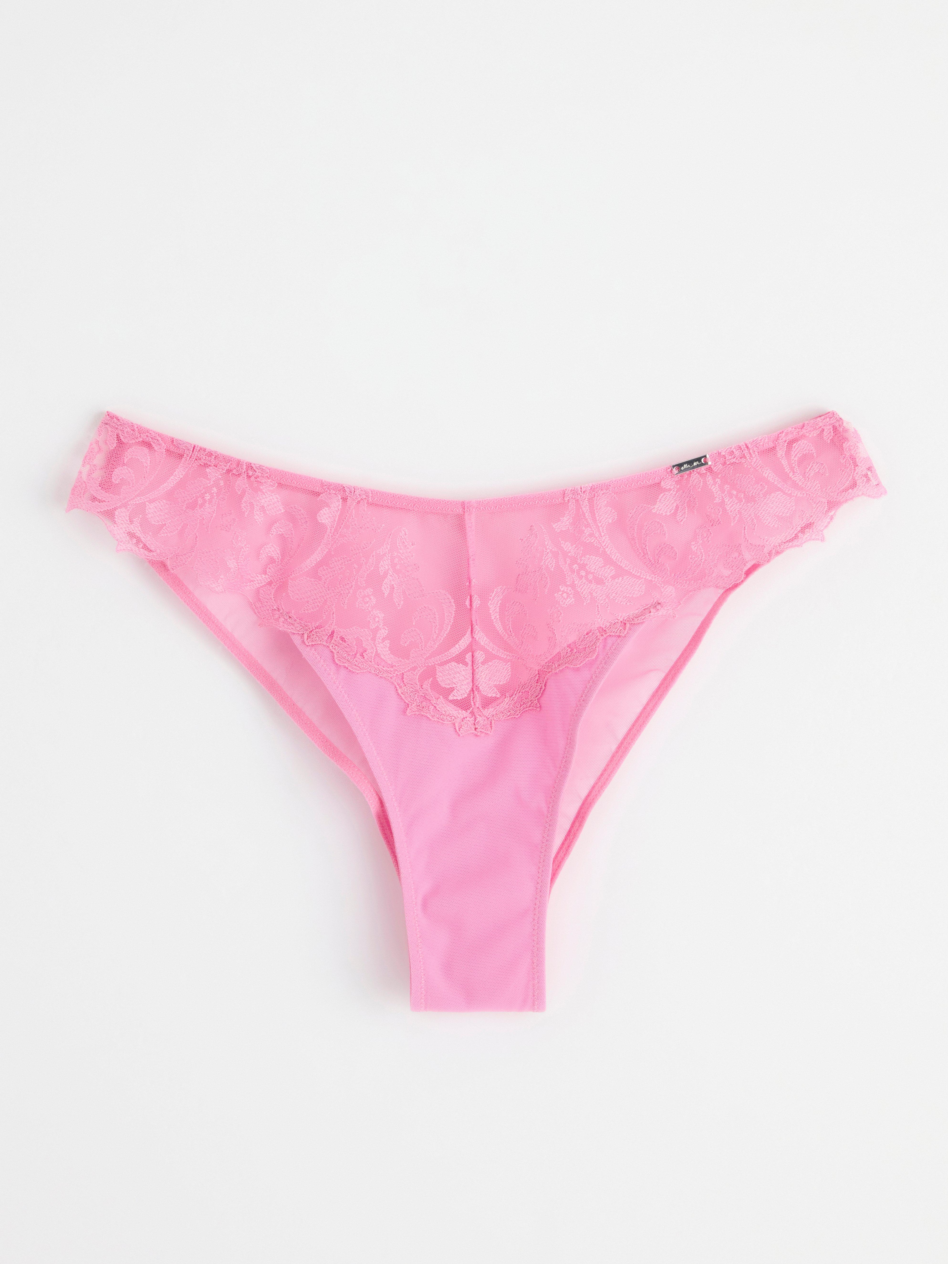 ella m – Brazilian trosa regular waist med spets | Lindex