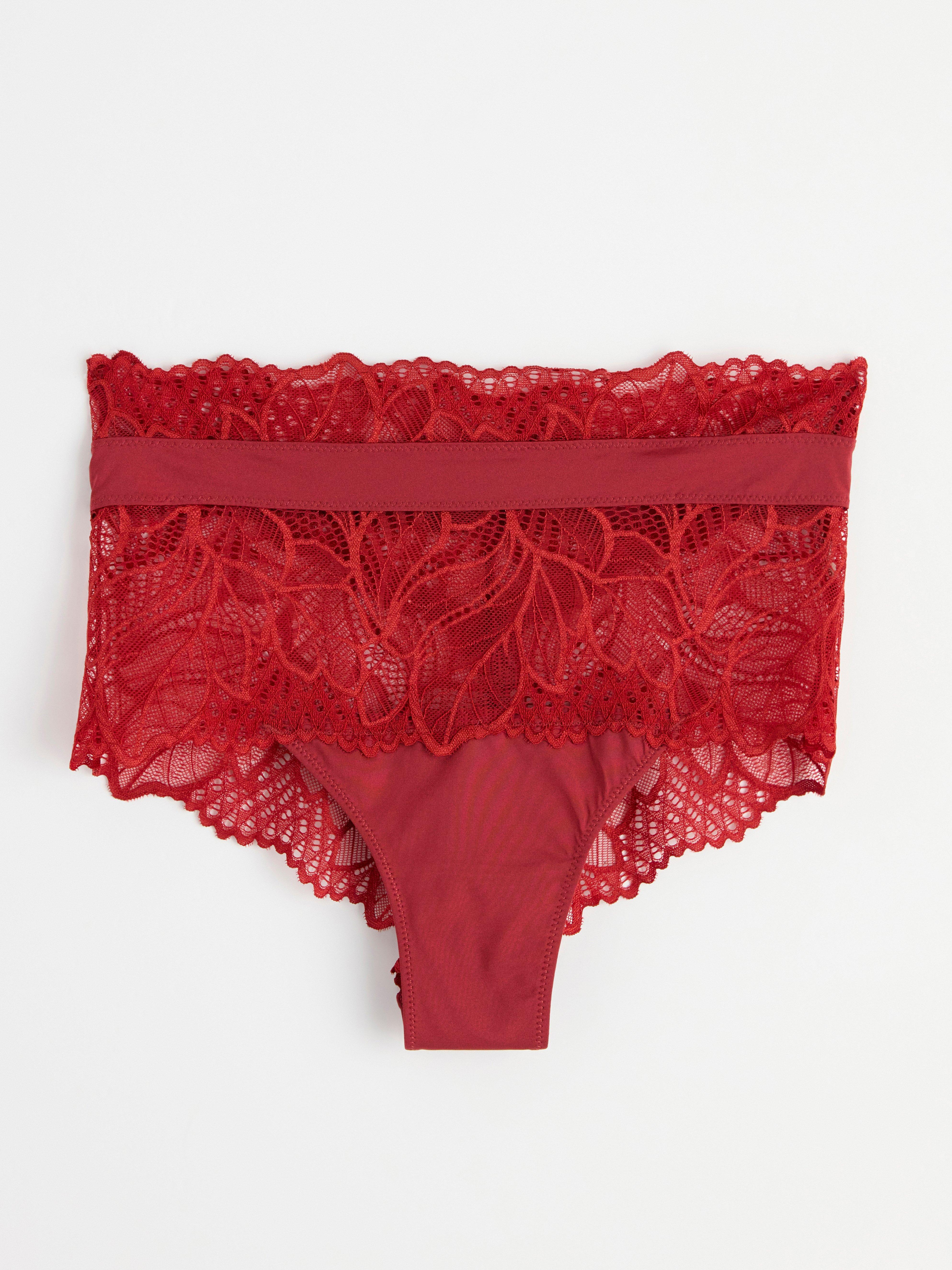 Brasiliansk truse med høyt liv | Lindex