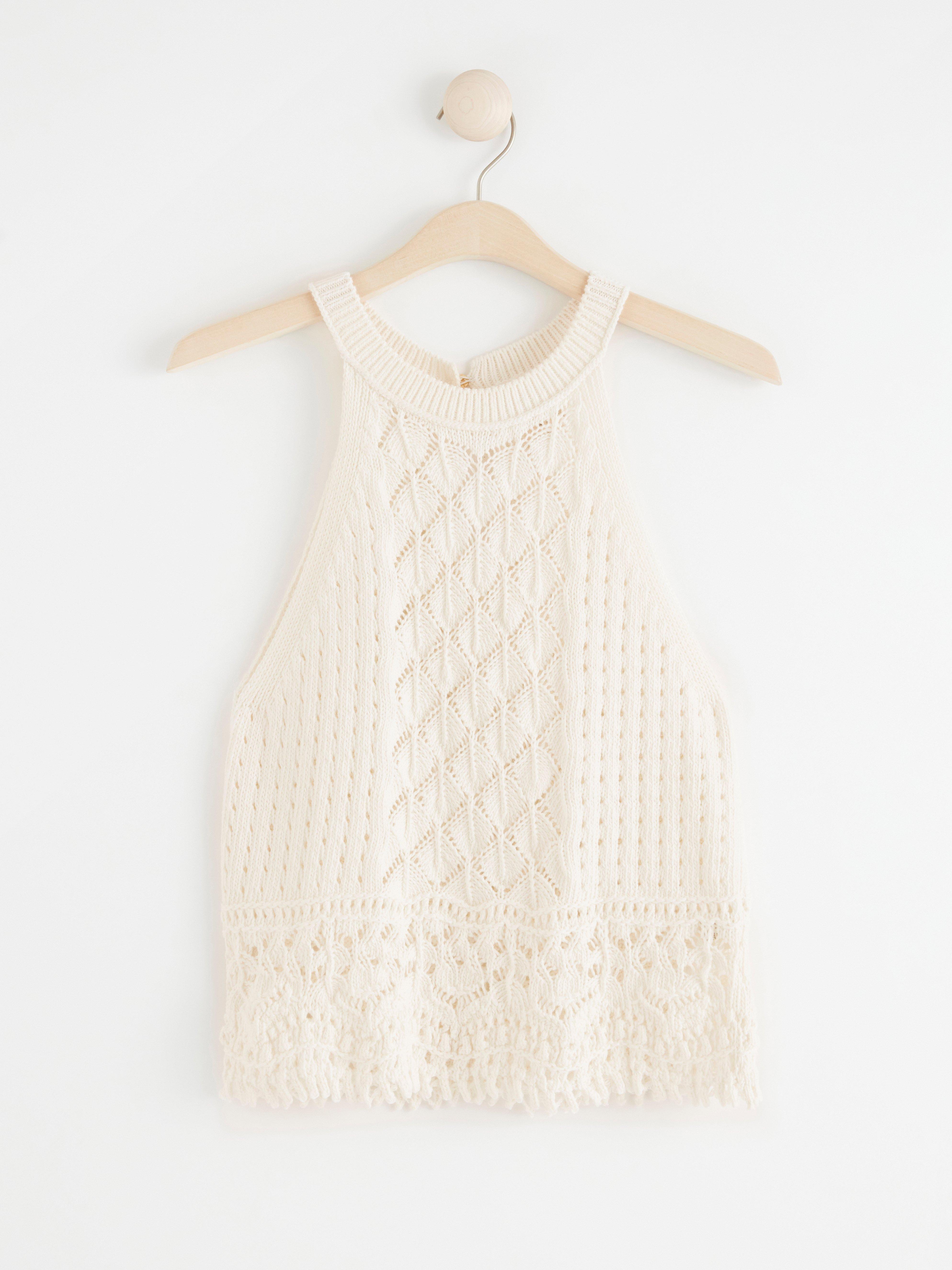 Hole-knit top | Lindex
