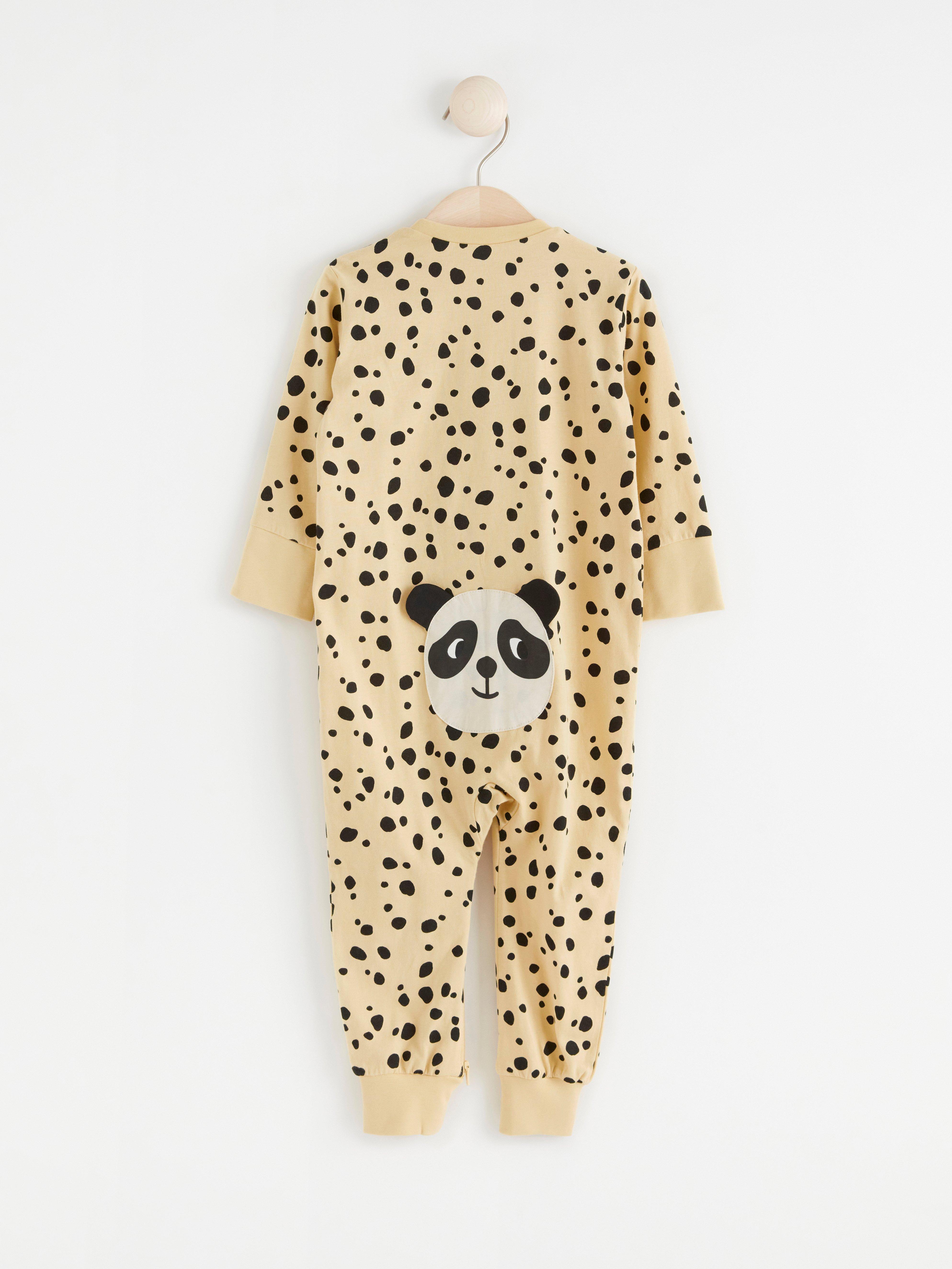 Pyjamas with panda appliqué | Lindex