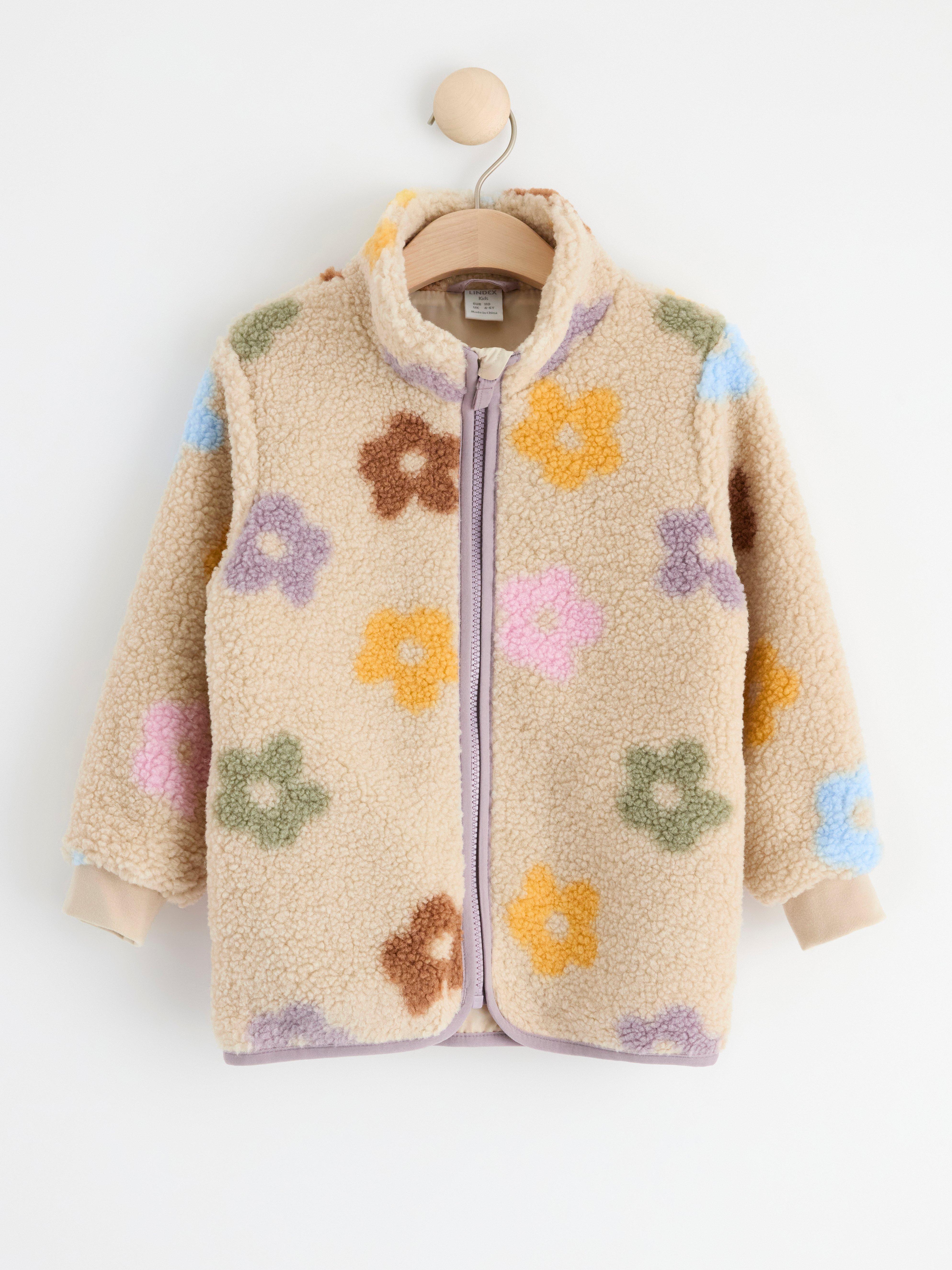 Pile jacket with pattern | Lindex