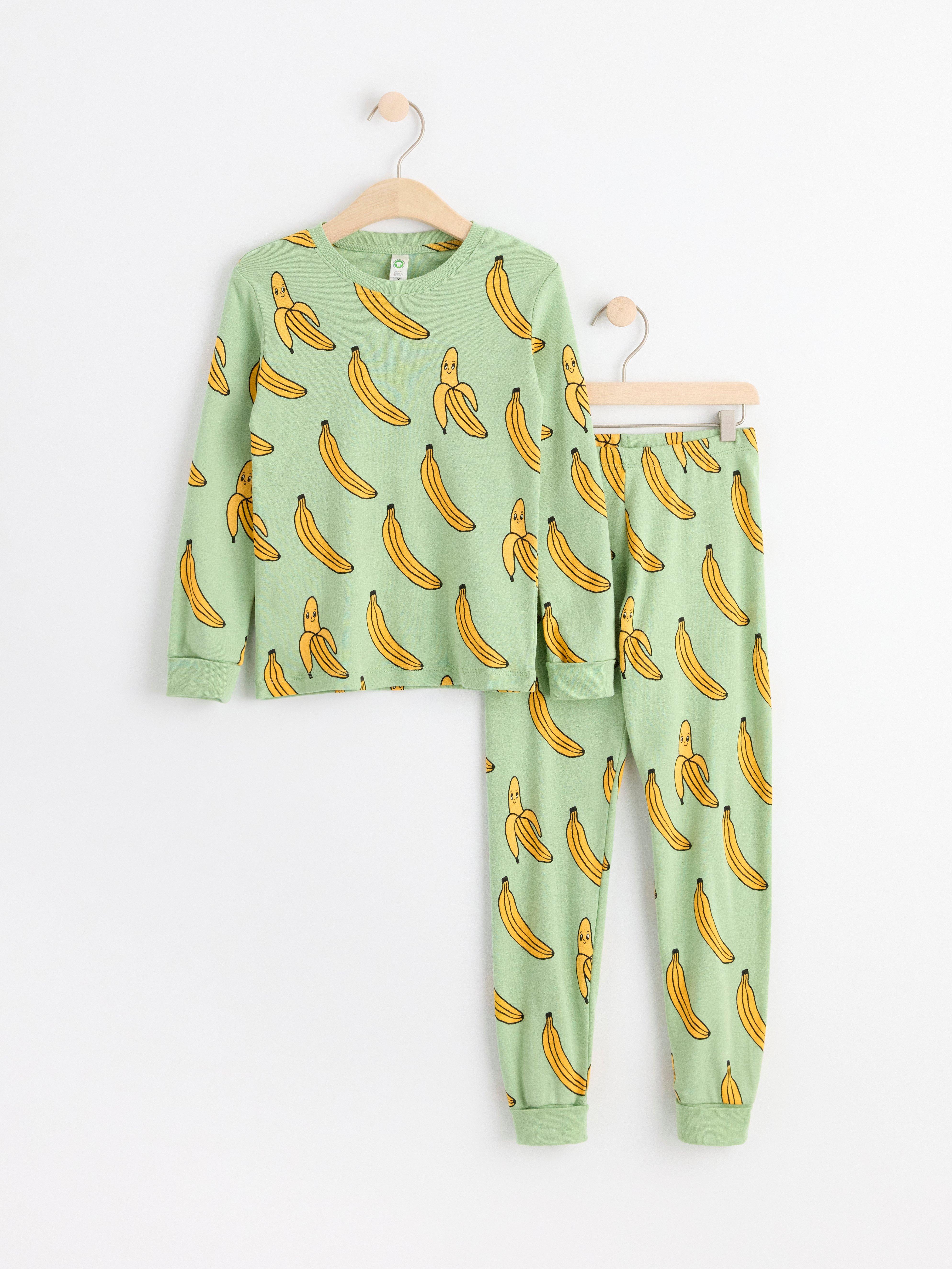 Pyjama set with bananas | Lindex UK