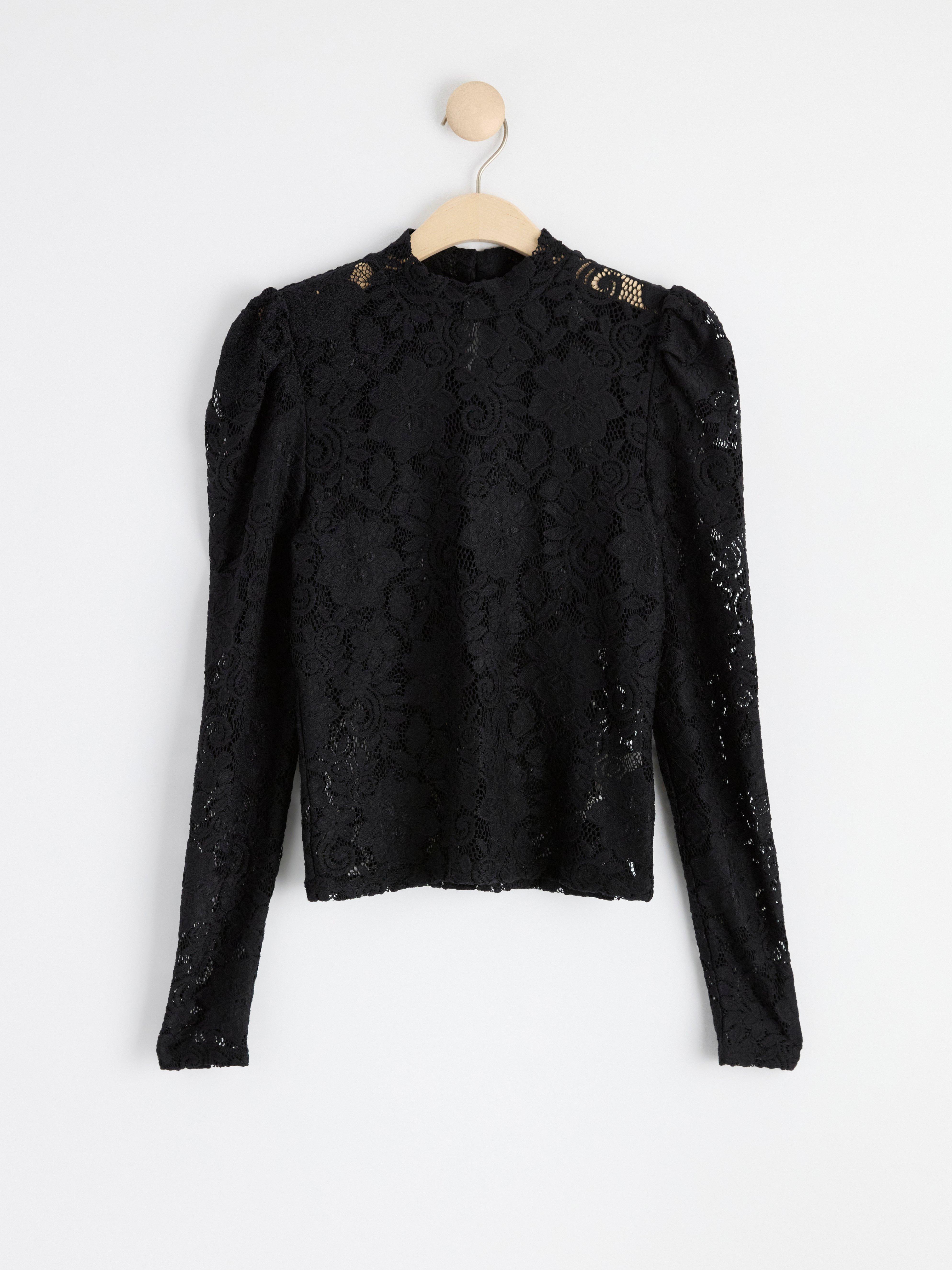 Long Sleeve Lace Top Lindex Europe