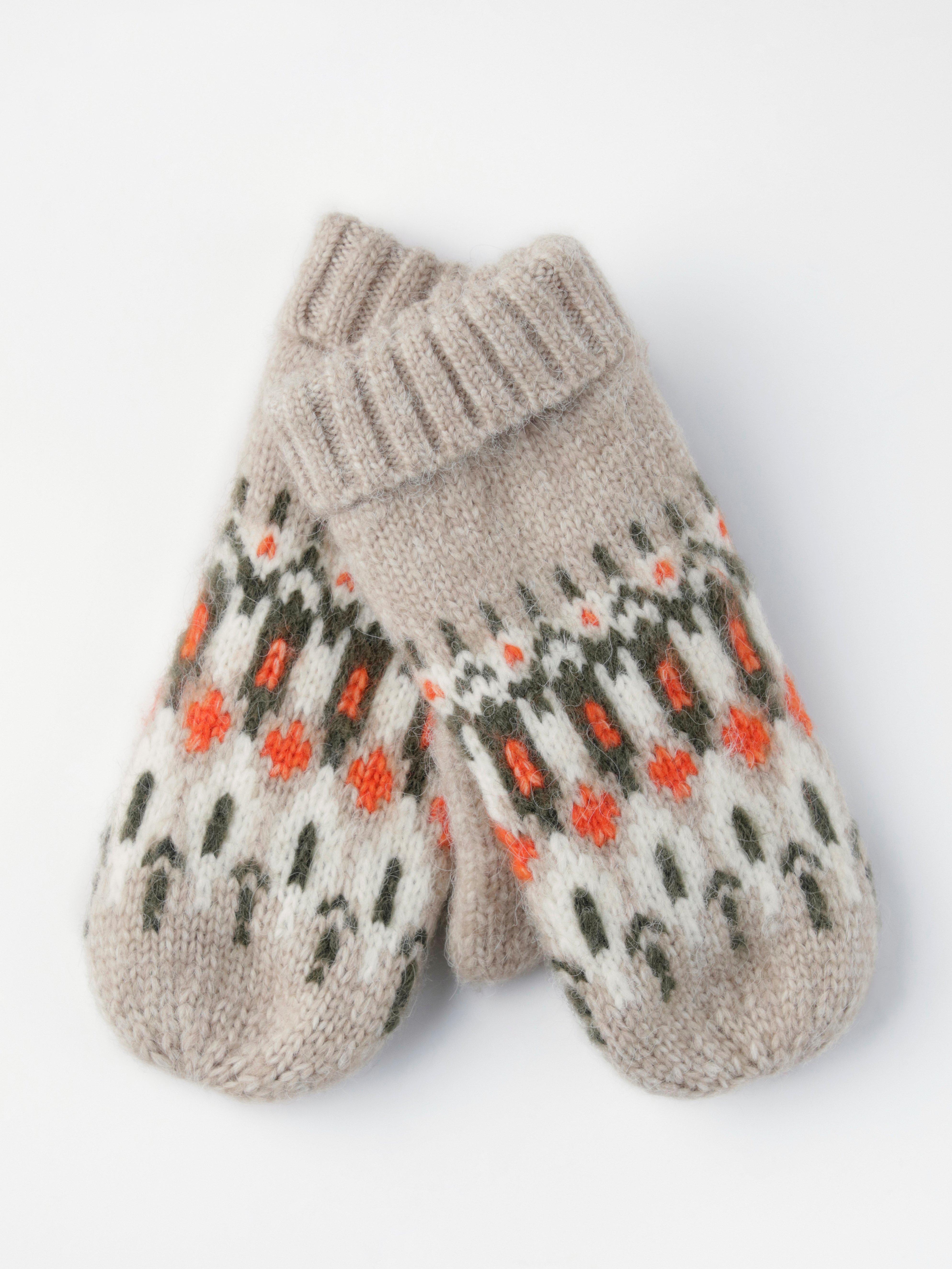 Vante med Fair Isle-mönster dam | Lindex