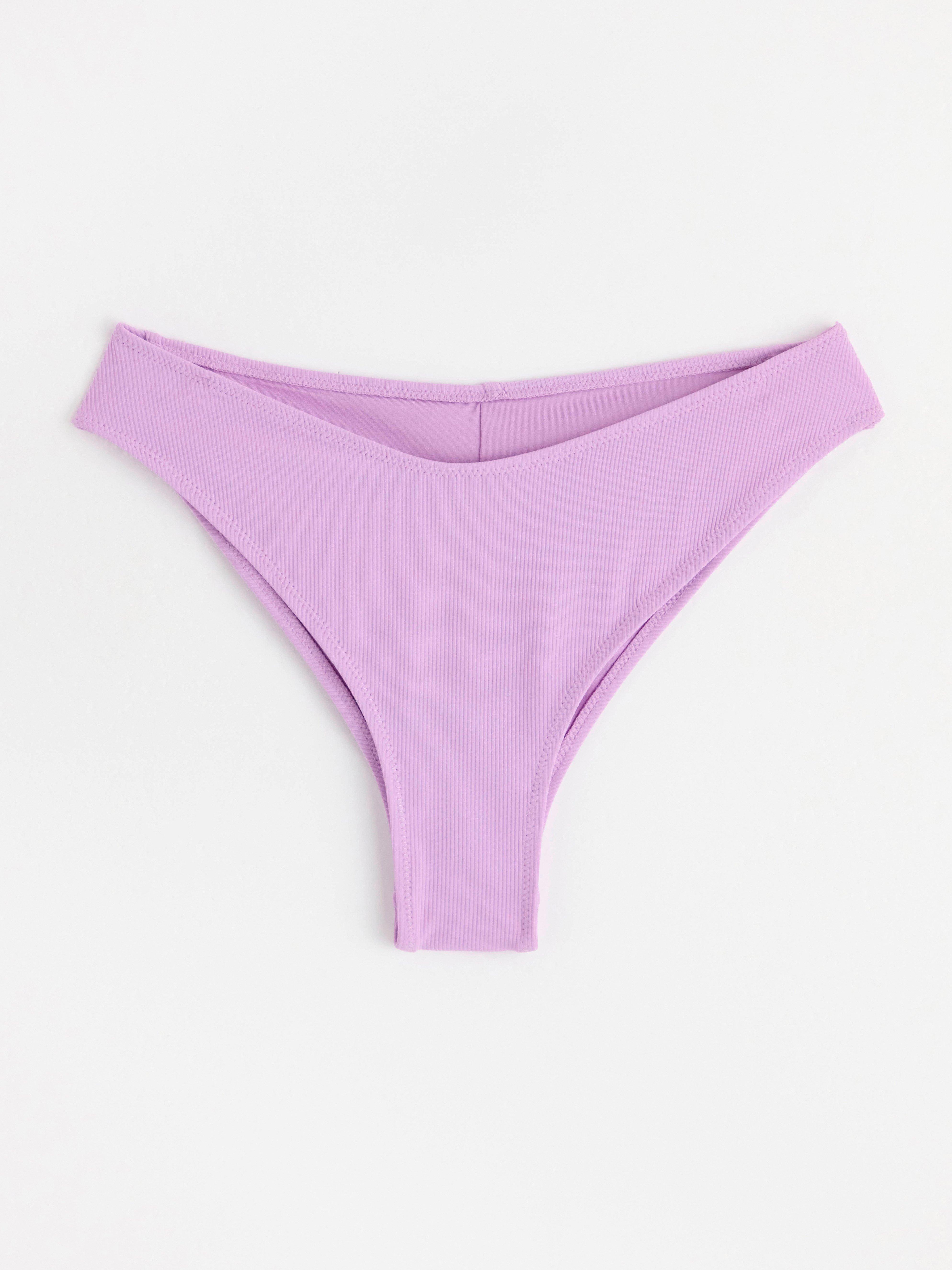 Ribbed brazilian bikini bottoms | Lindex