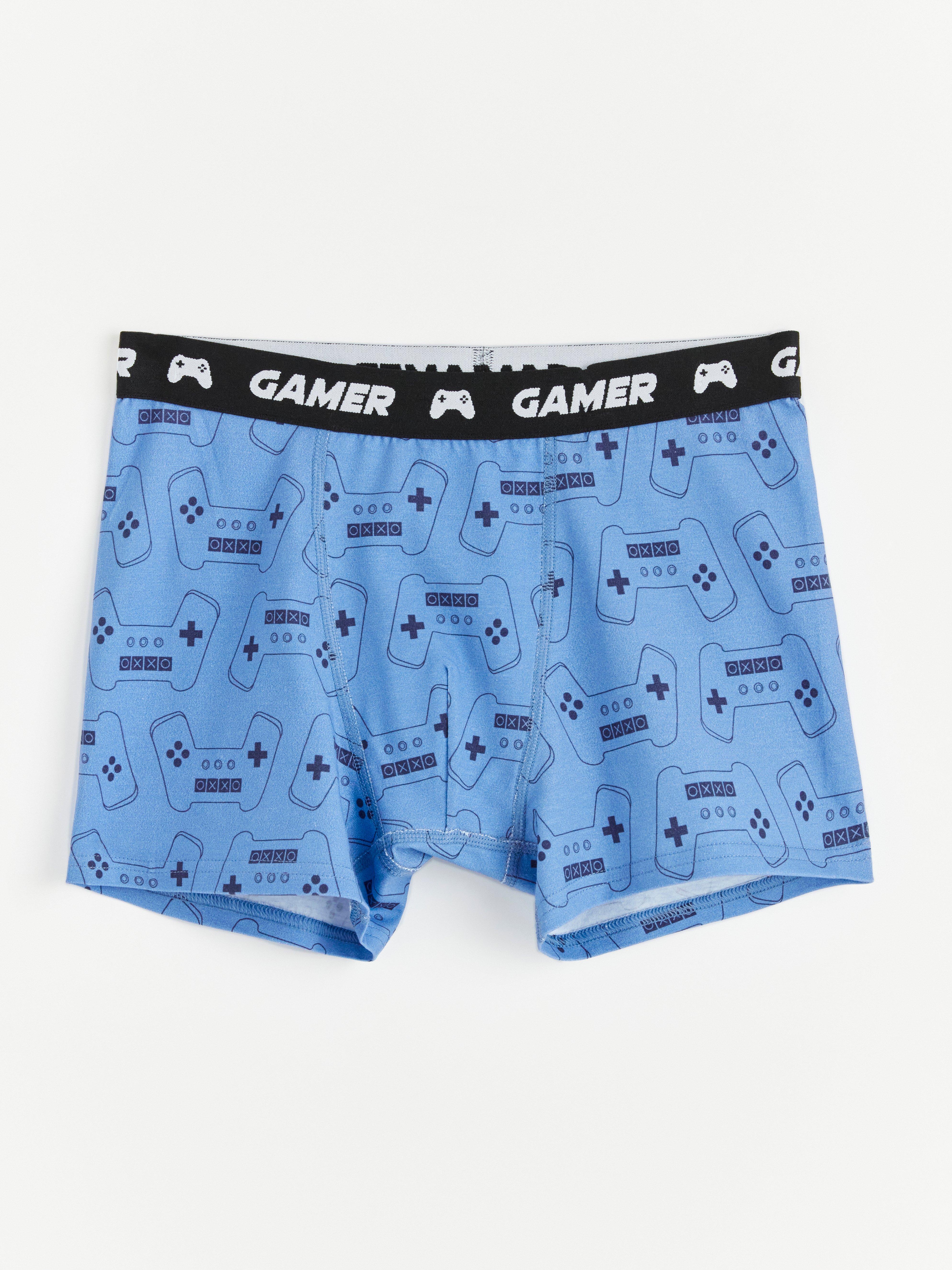 Boxer shorts with gaming print | Lindex Poland