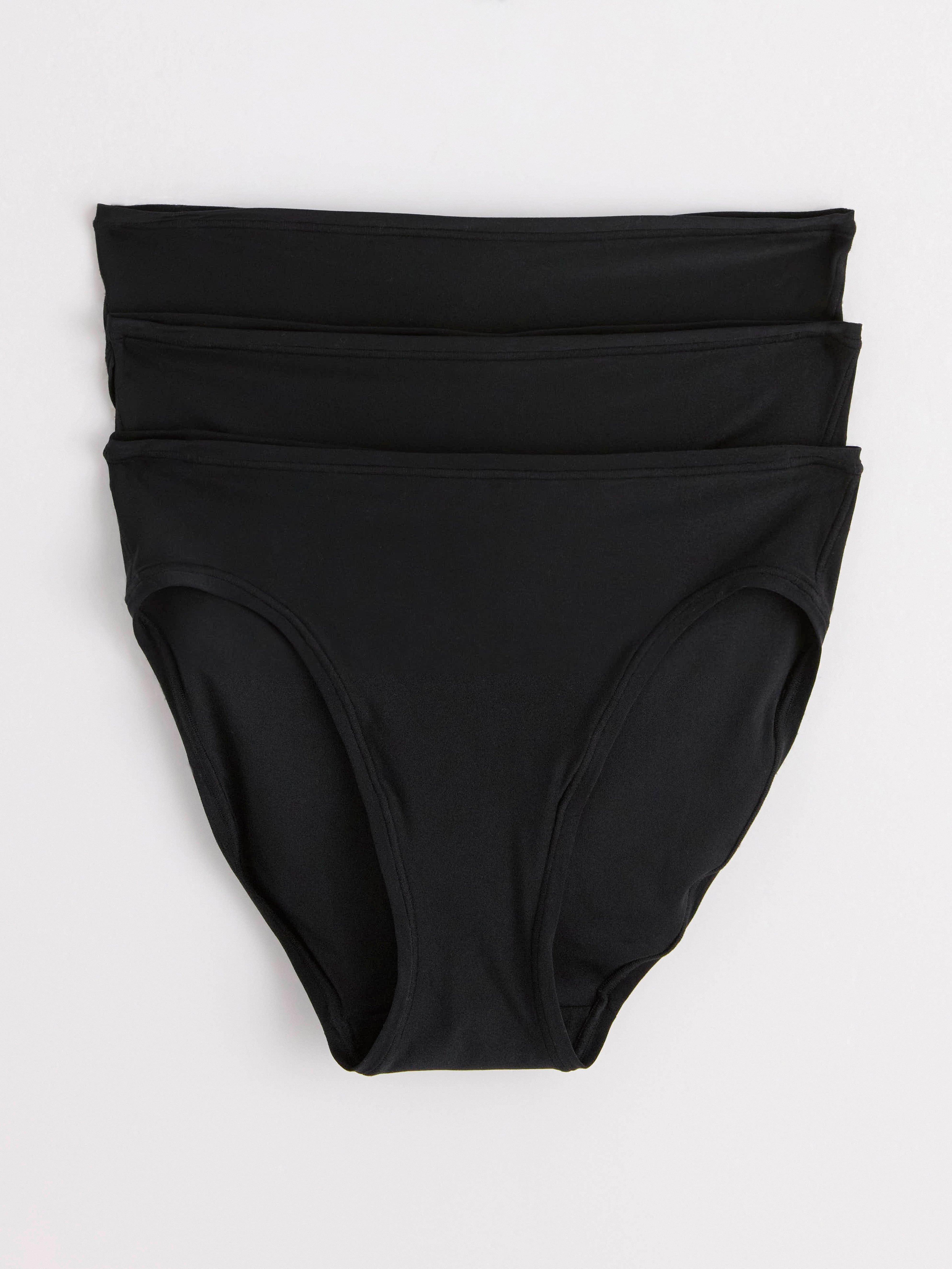3-pack superstretchiga trosor med normalhög midja | Lindex