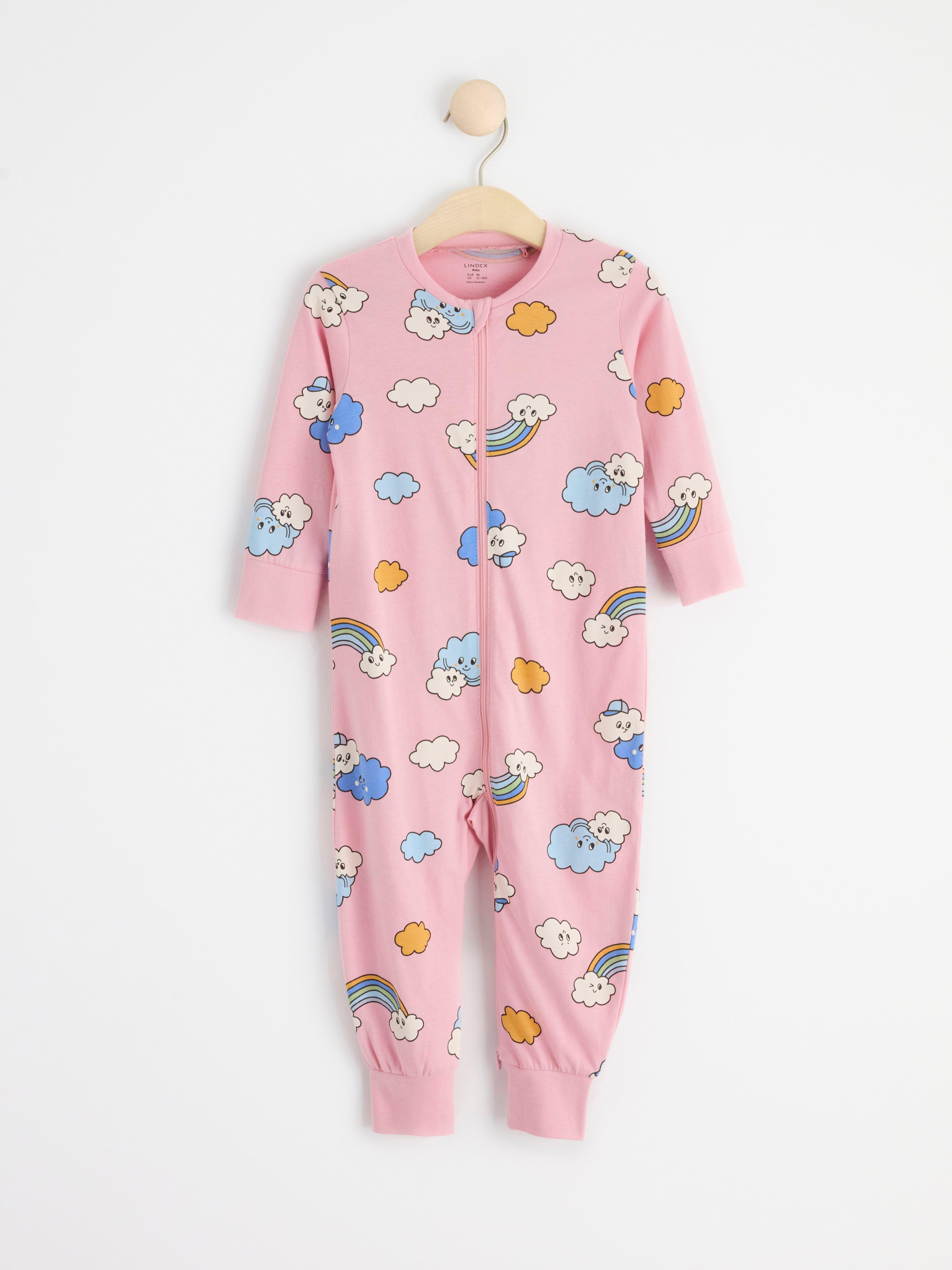 Pyjamas with clouds and rainbows | Lindex Poland