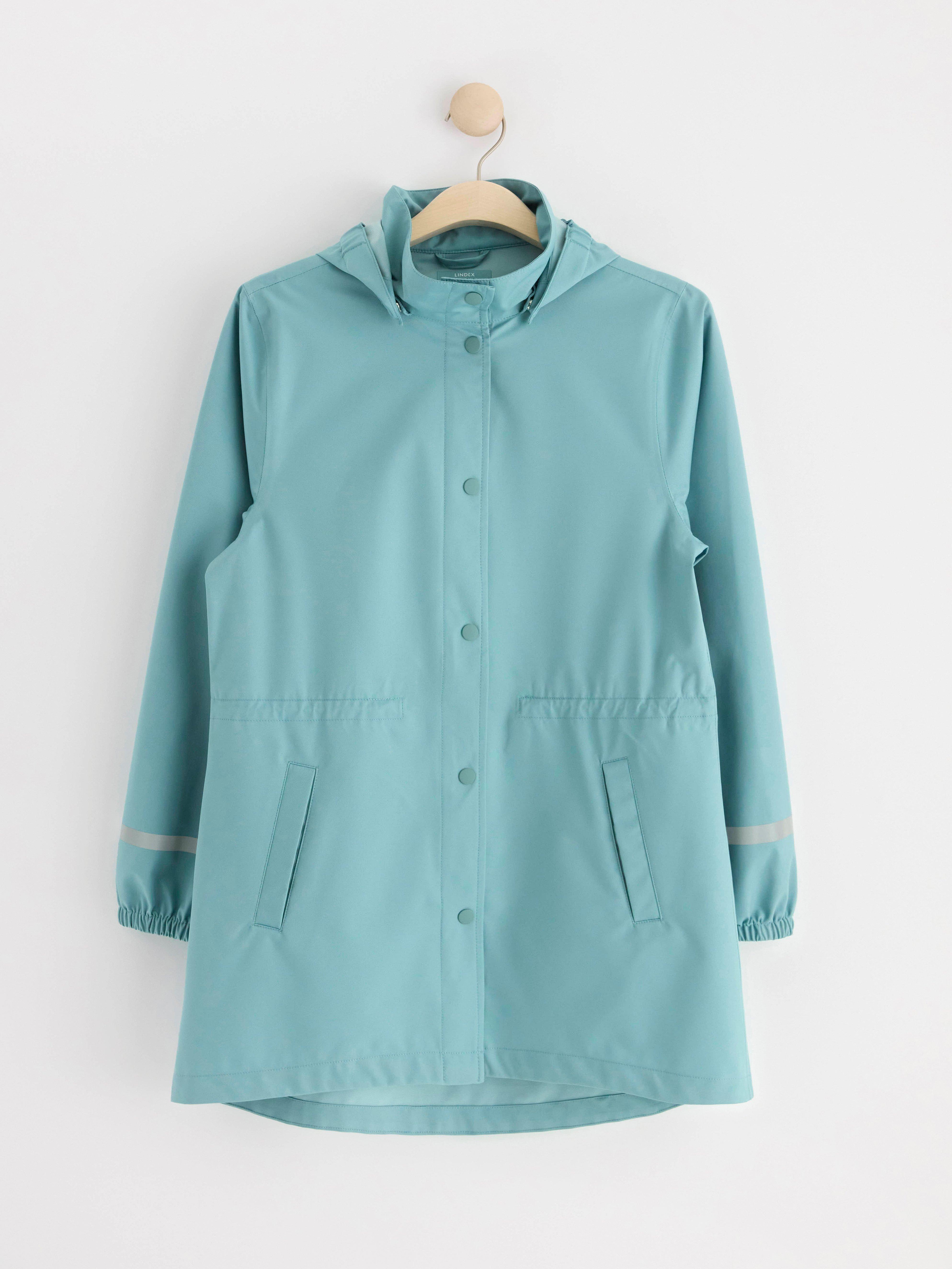 Water repellent long shell jacket | Lindex