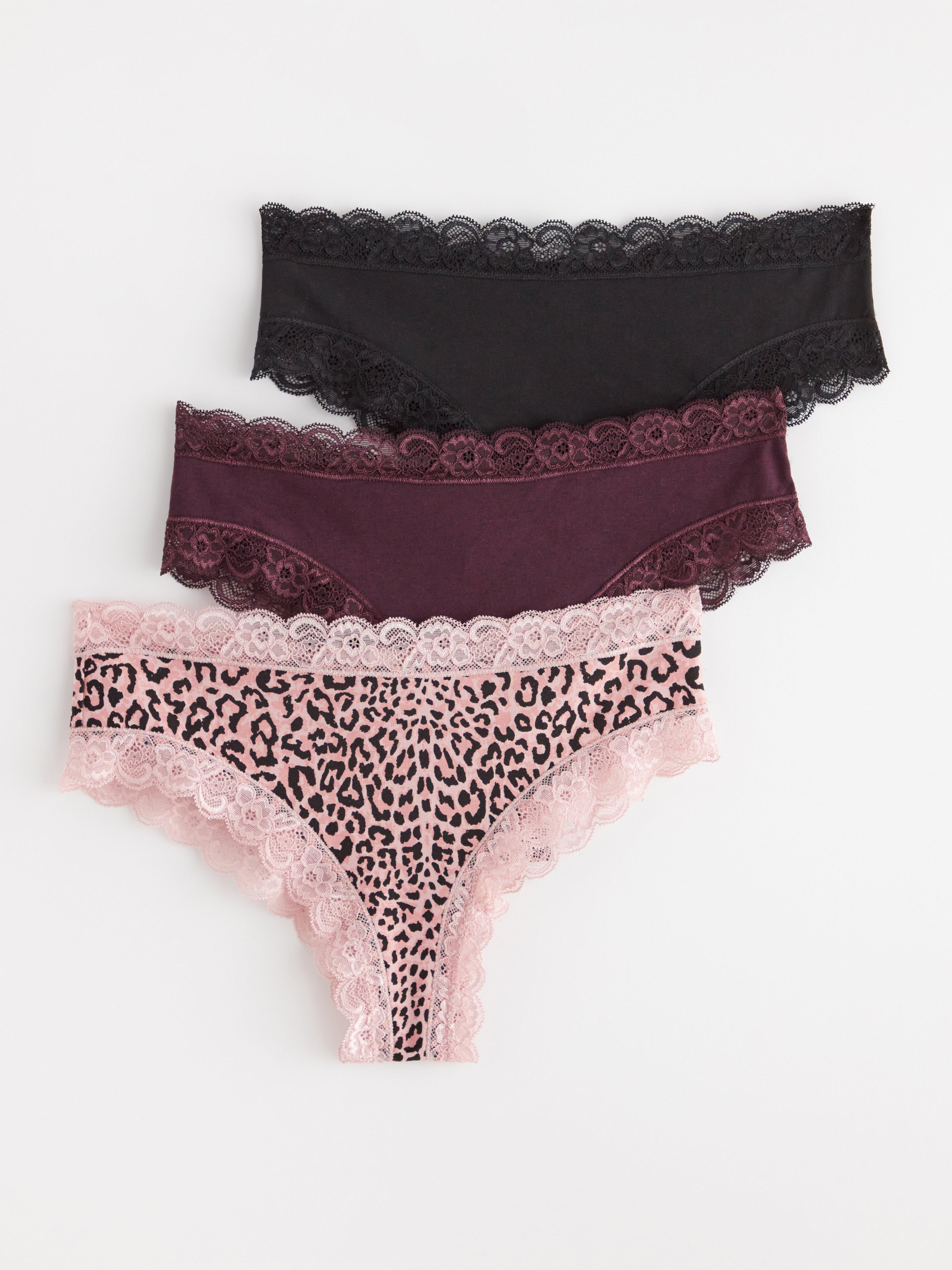 3-pack brazilian trosor regular waist | Lindex