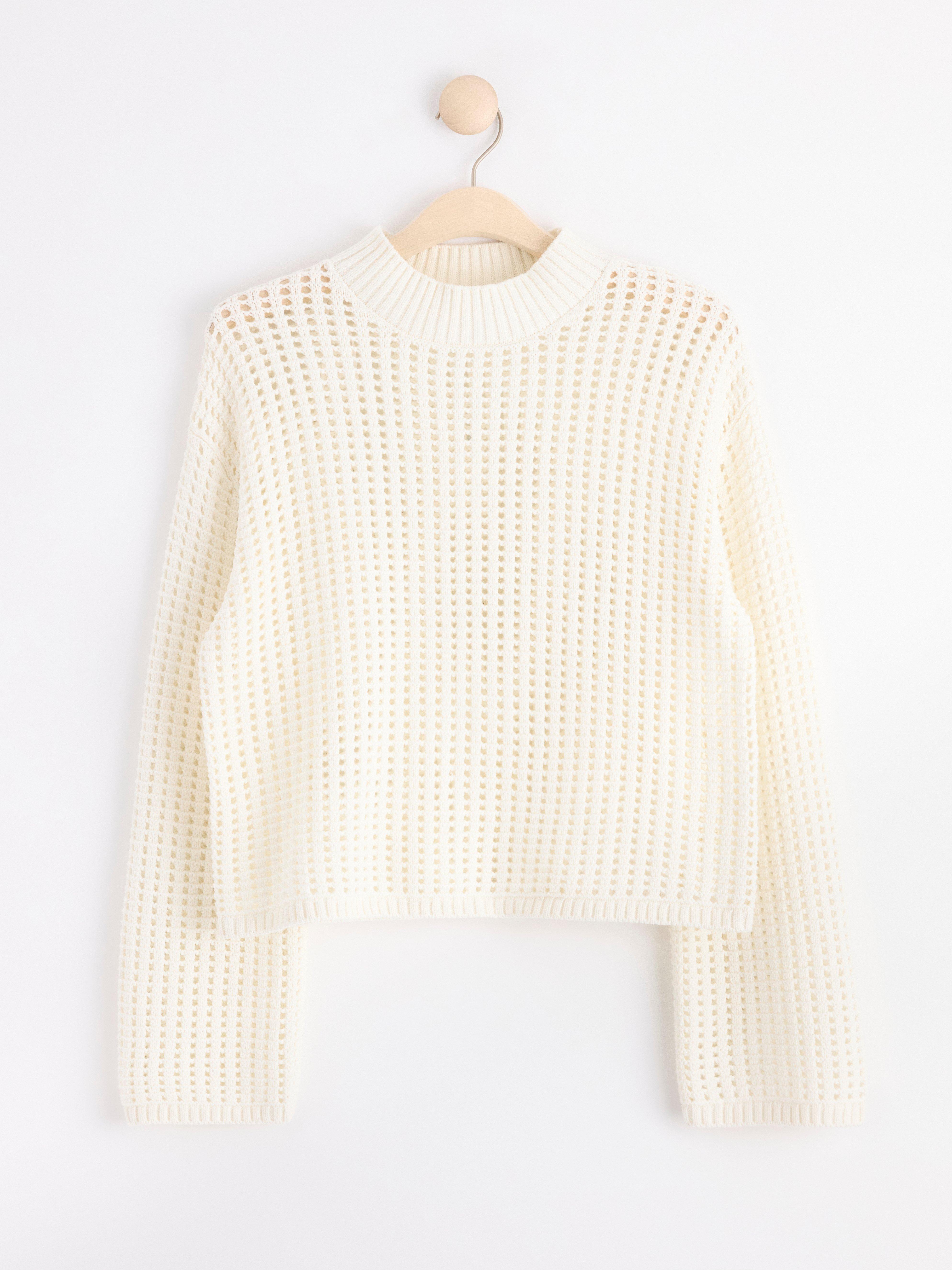 Hole knitted jumper | Lindex
