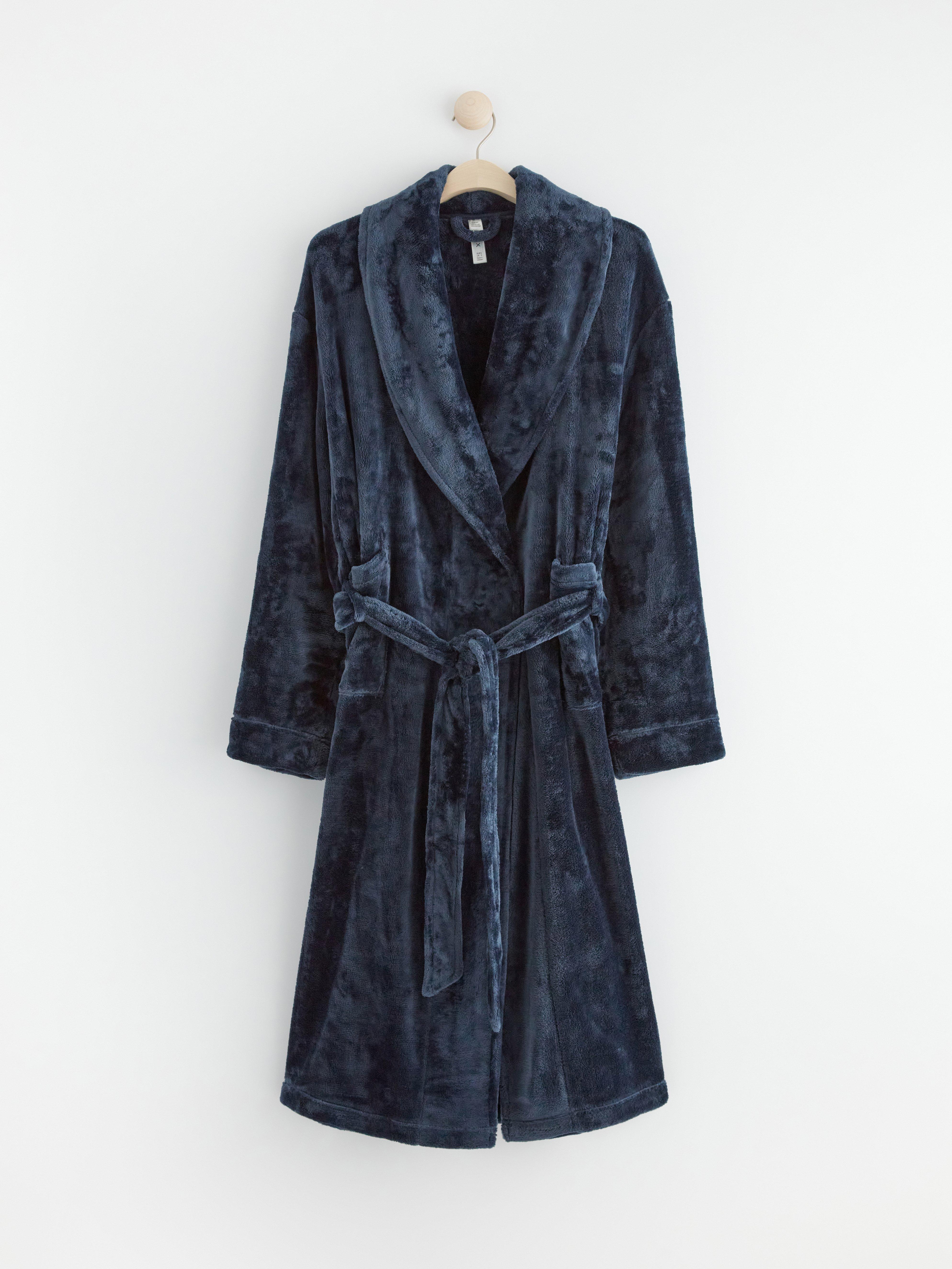 Morgonrock i fleece | Lindex