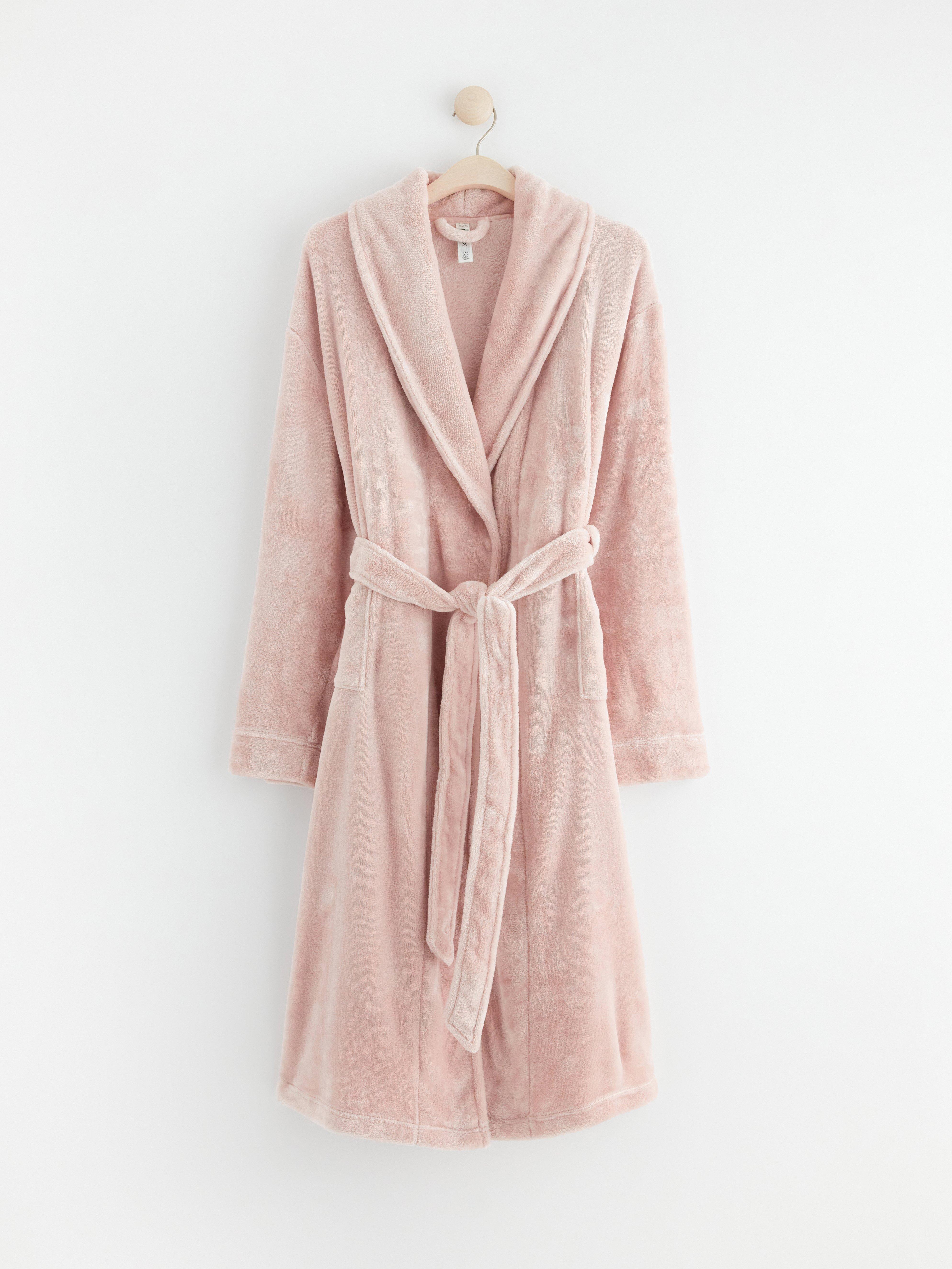 Morgonrock i fleece | Lindex