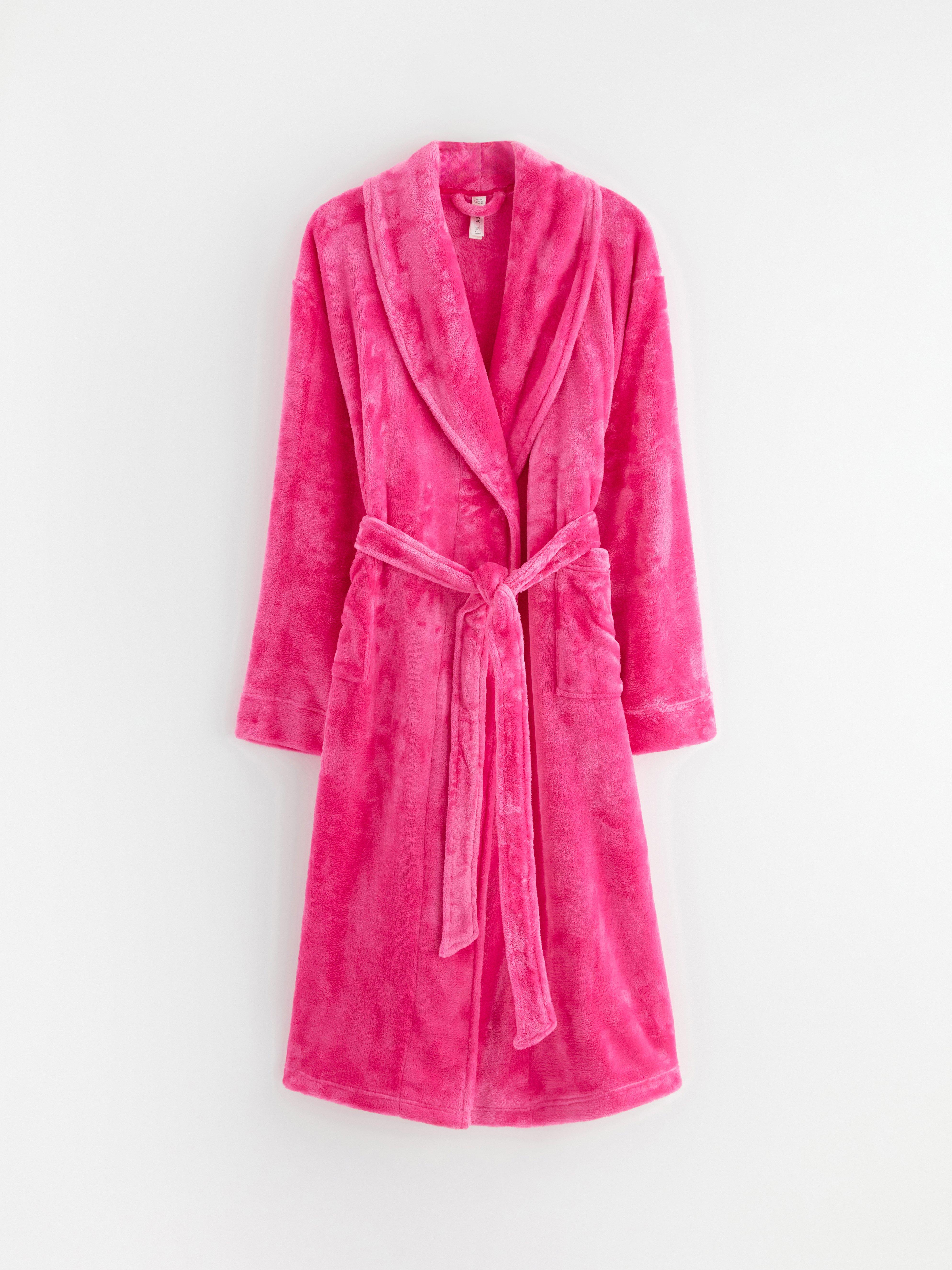 Morgonrock i fleece | Lindex