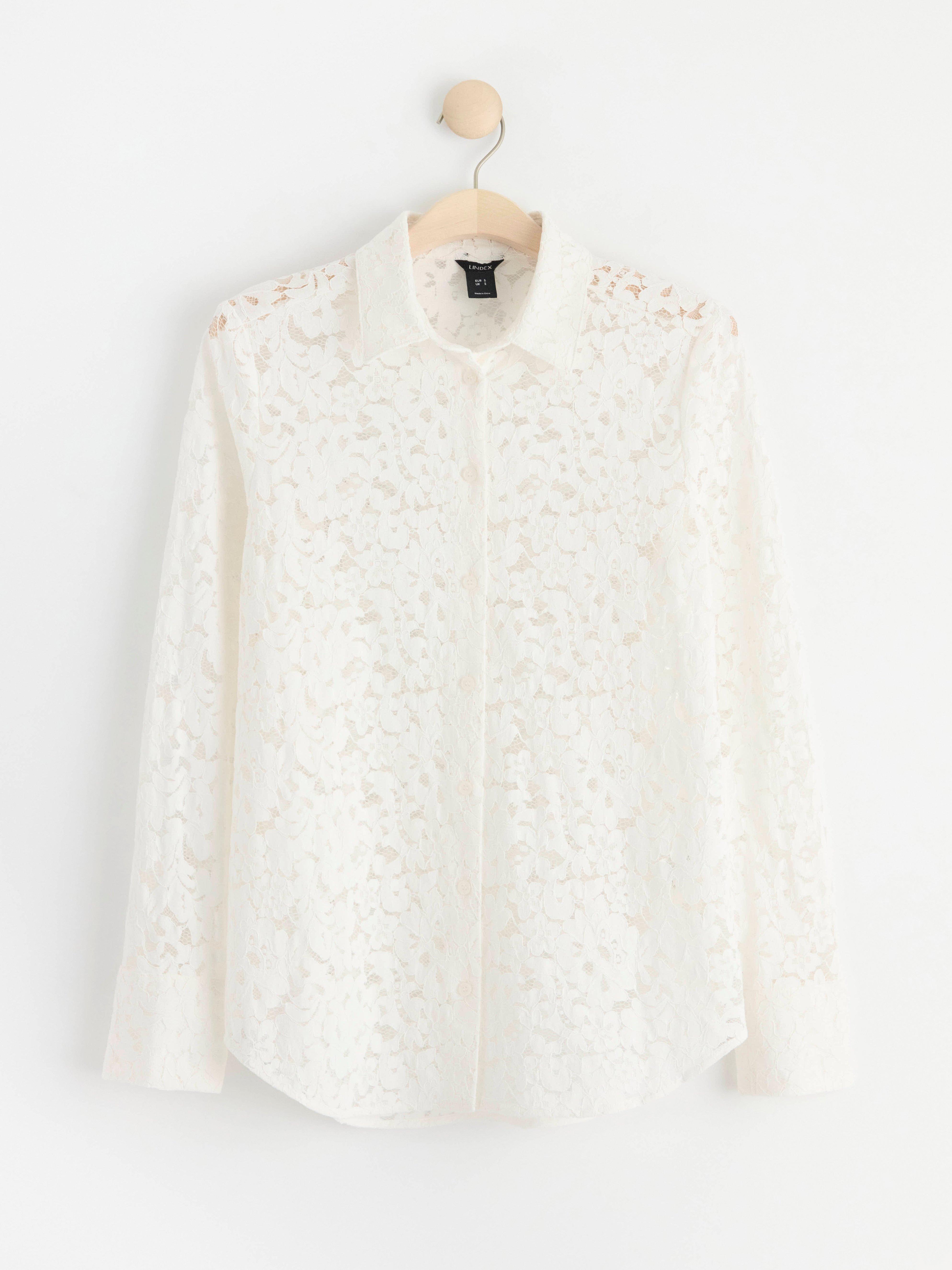 Lace shirt | Lindex