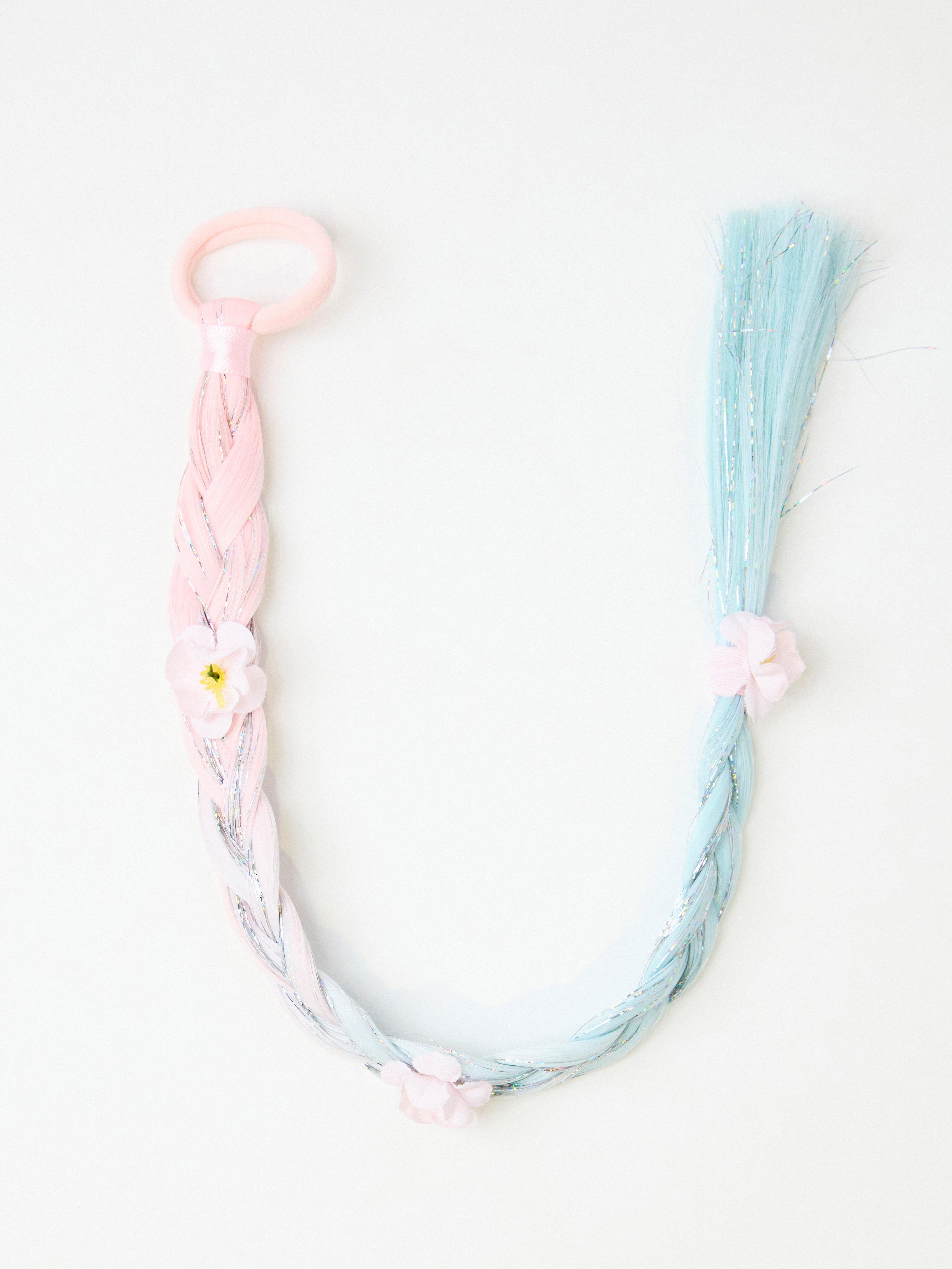 Hair Elastic With Fake Hair Braid Lindex Europe