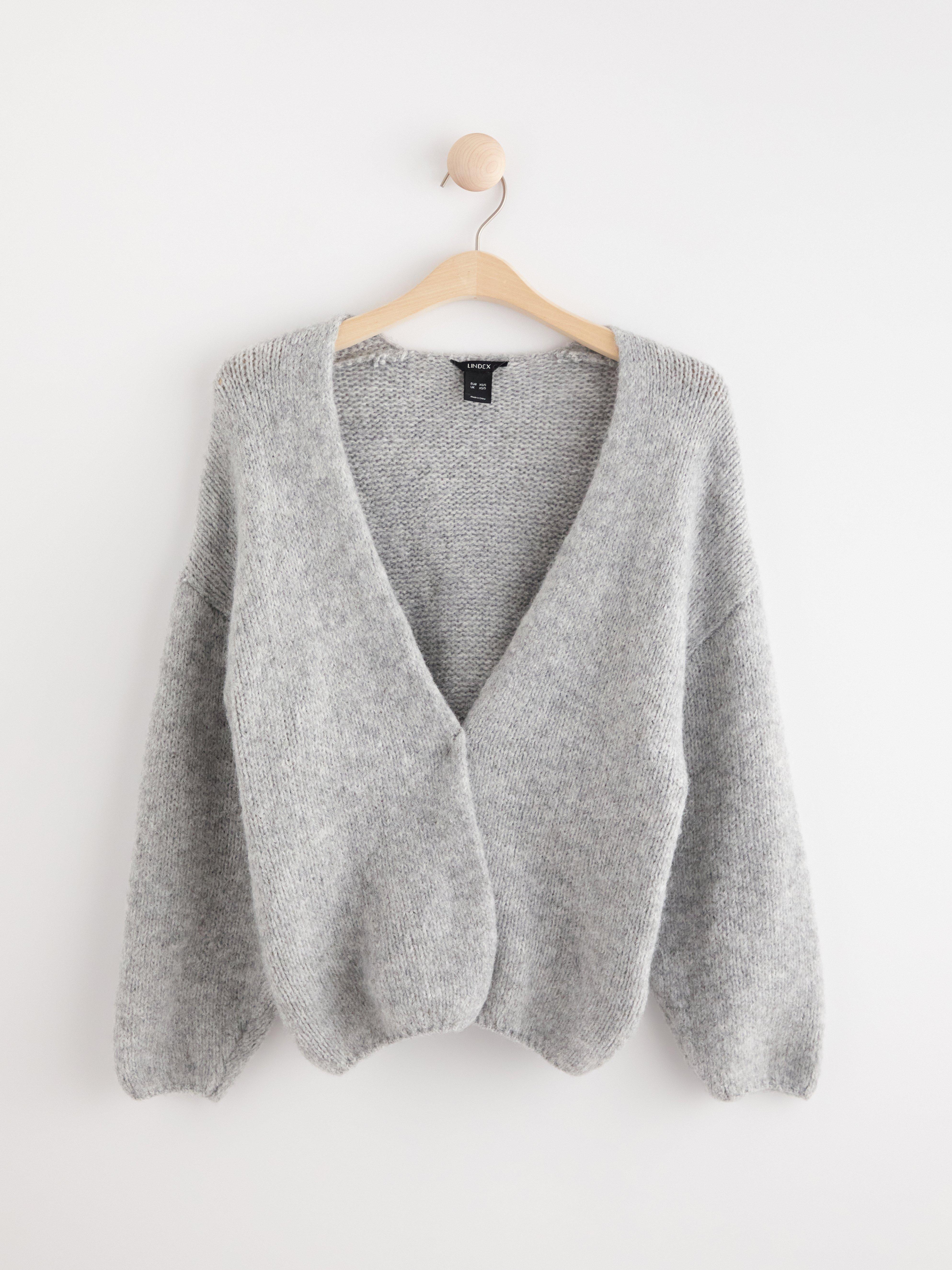 Stickad cardigan | Lindex
