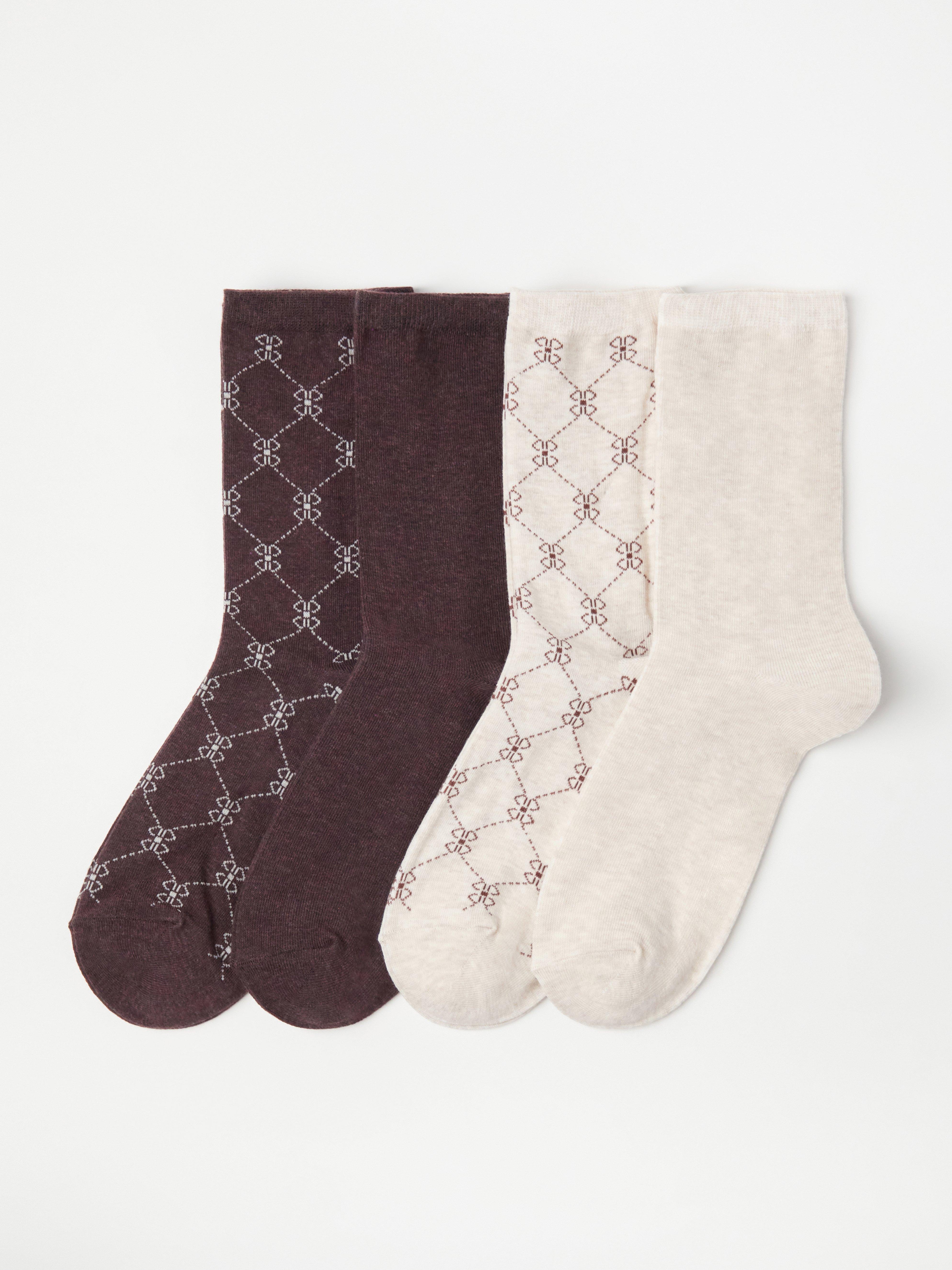 4-pakning sokker | Lindex