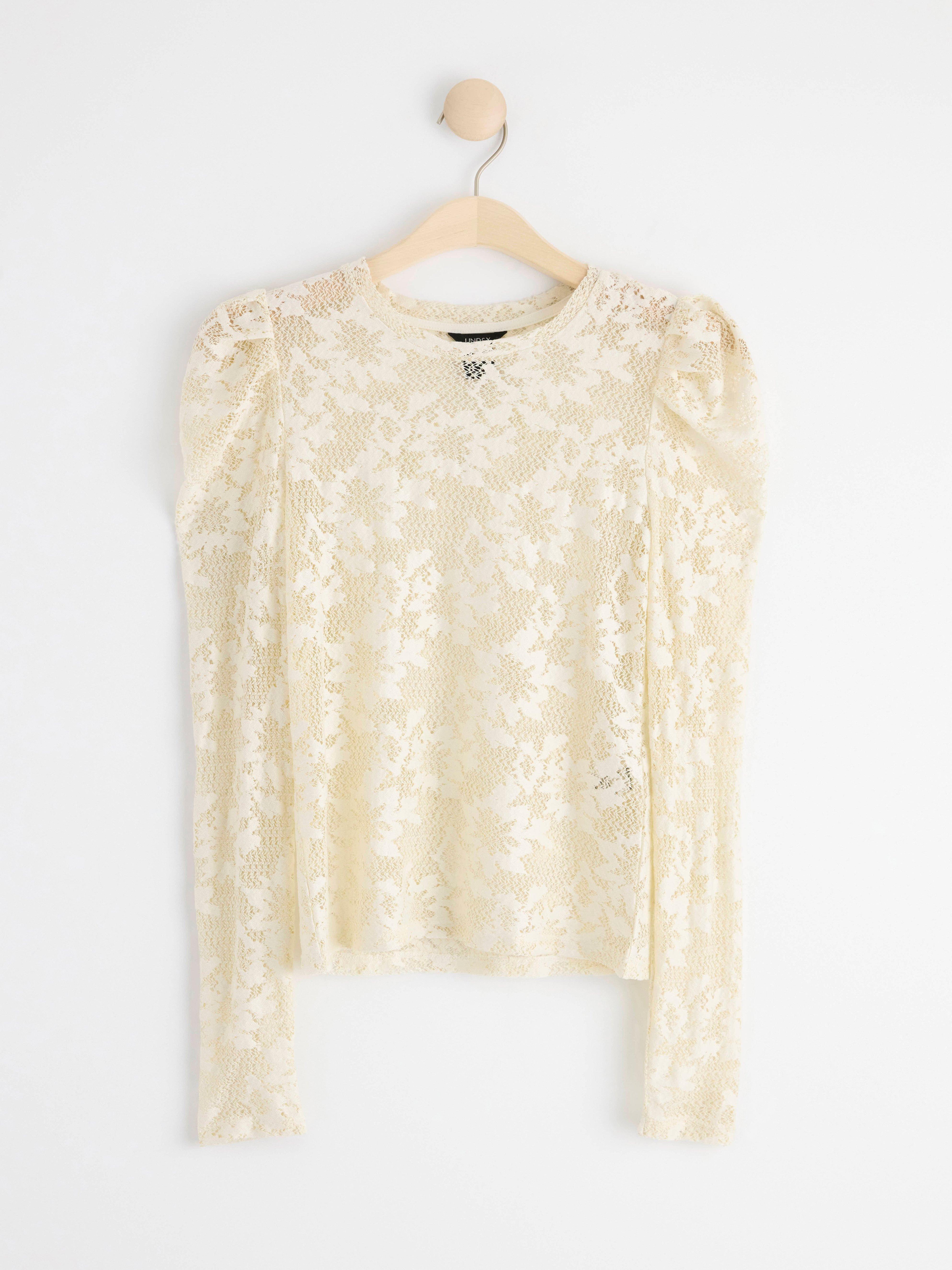 Long sleeve lace top | Lindex