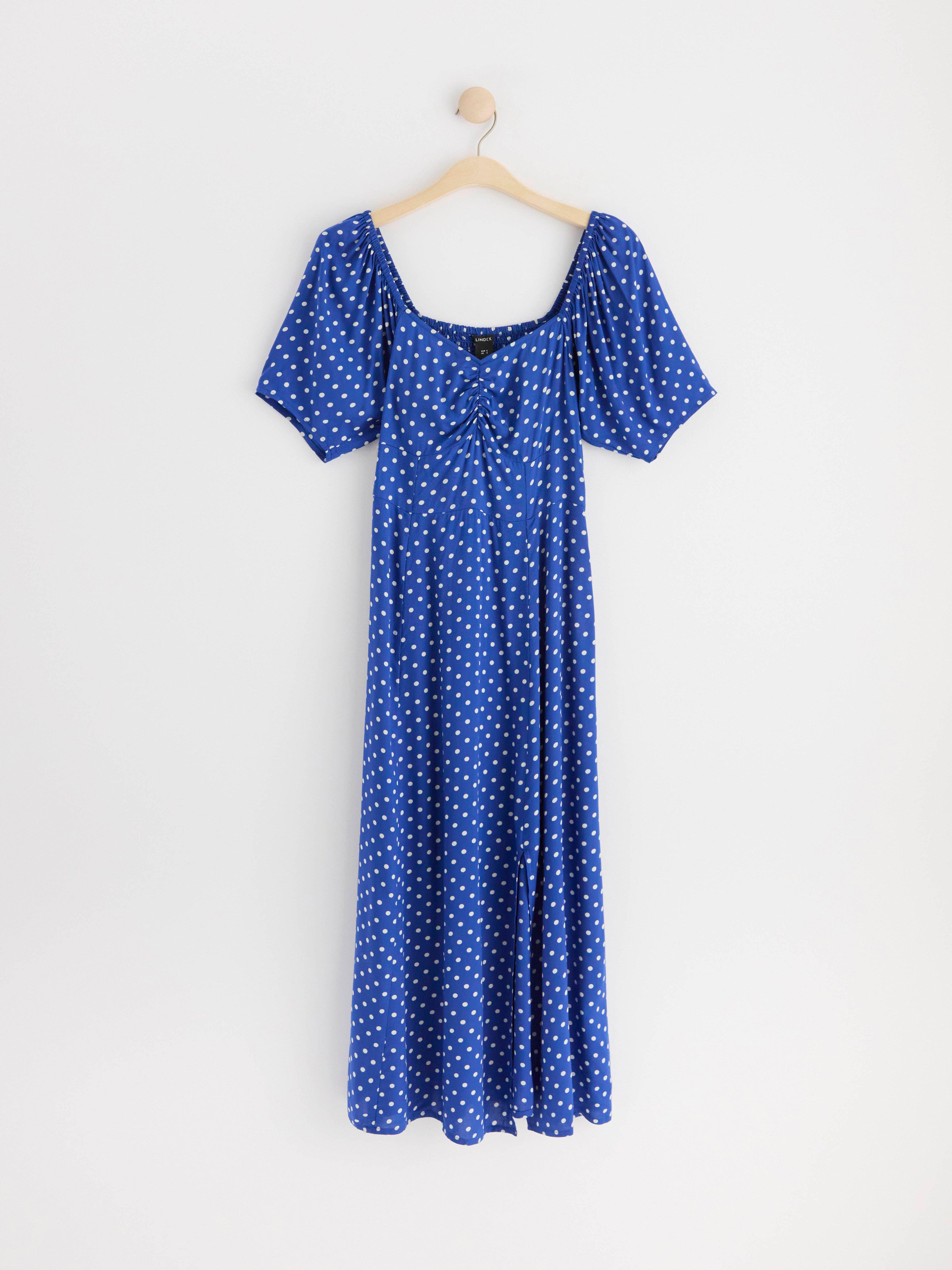 Puff sleeve midi dress | Lindex Estonia