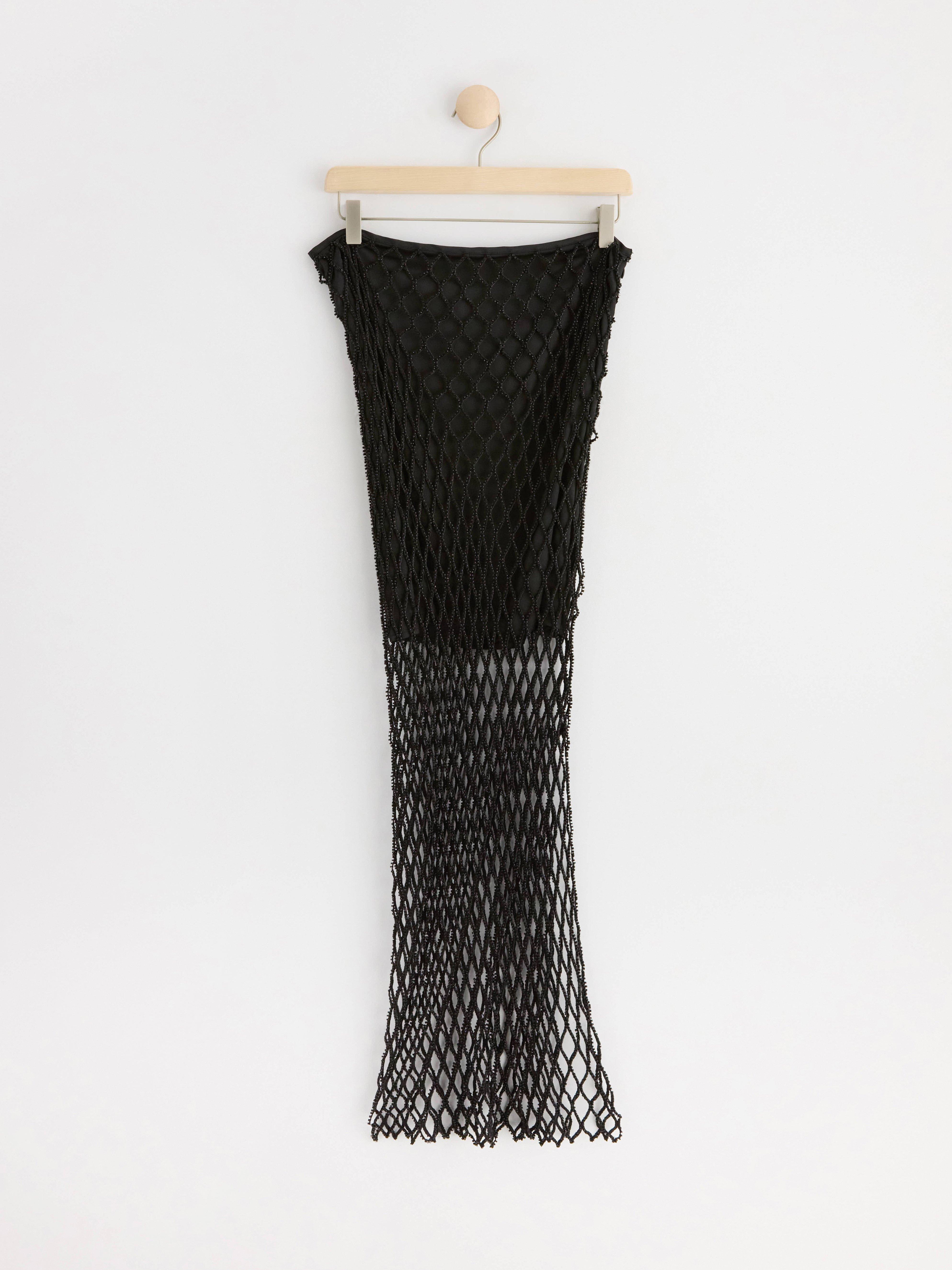 Beaded net skirt | Lindex